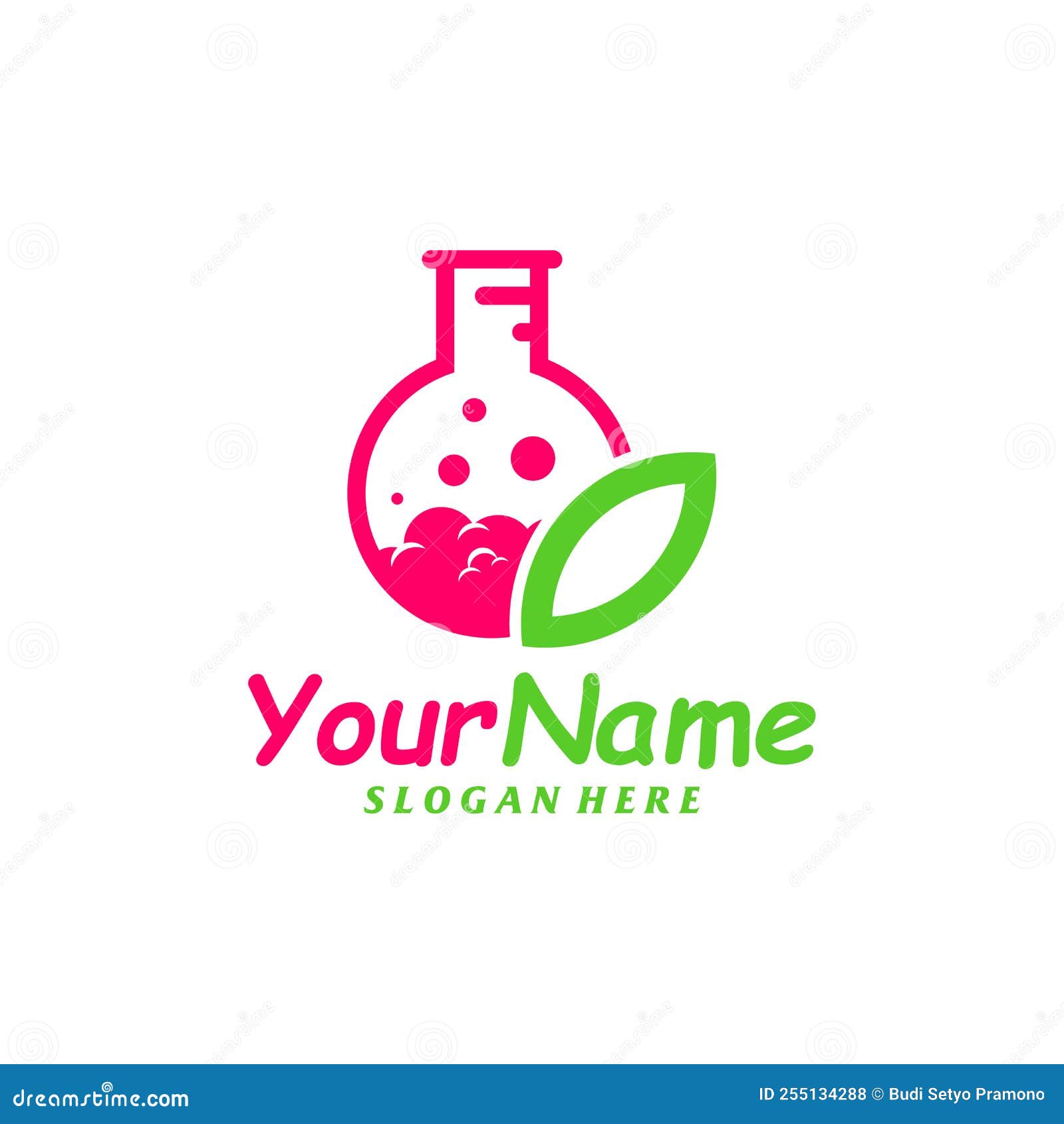 Nature Lab Logo Design Template. Science Lab Logo Concept Vector Stock ...
