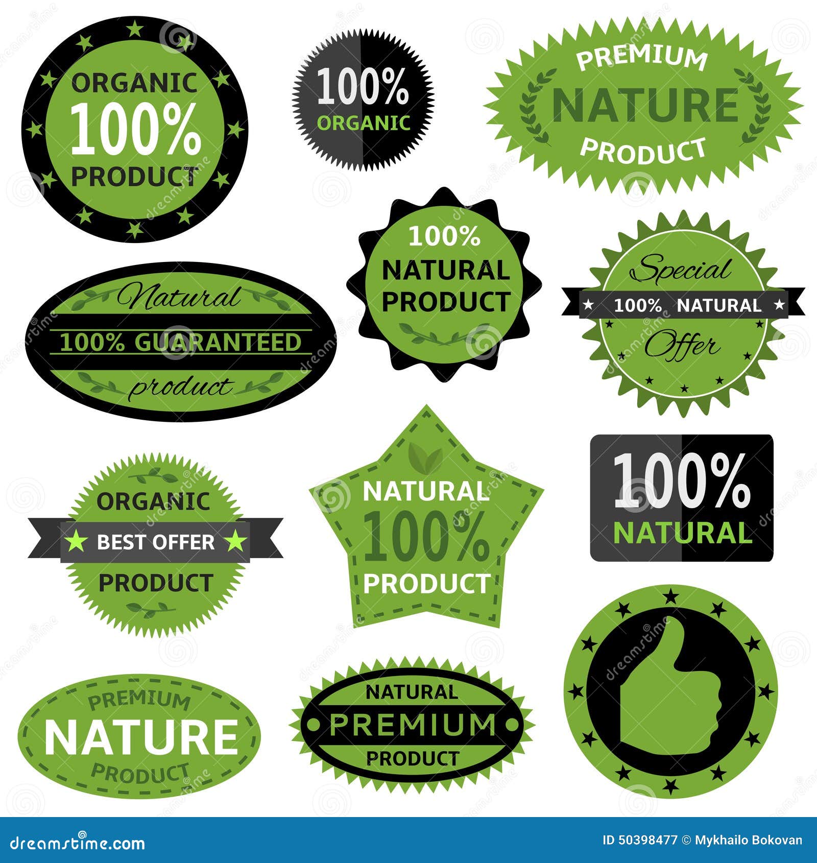 Nature labels stock vector. Illustration of sticker, insignia - 50398477