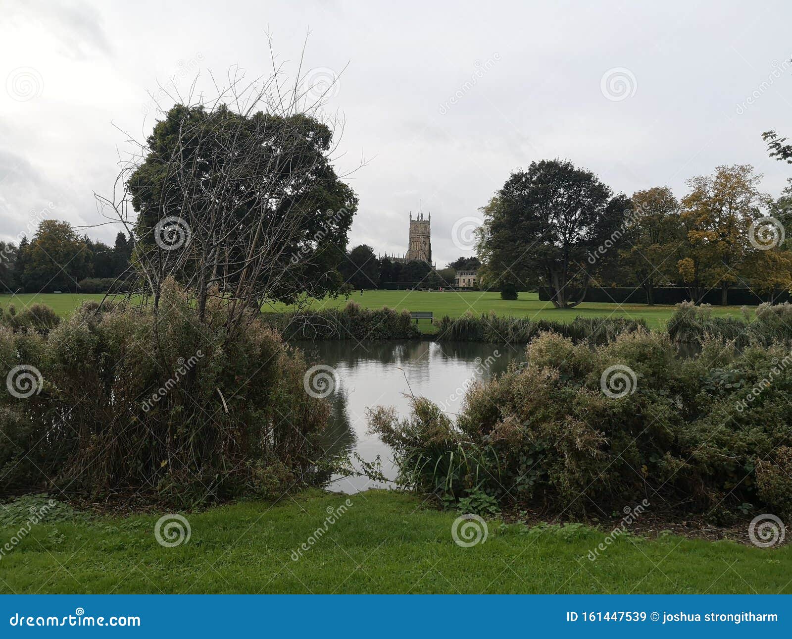 Nature Lake Church Beautiful Scenery Stock Image - Image of scenery ...