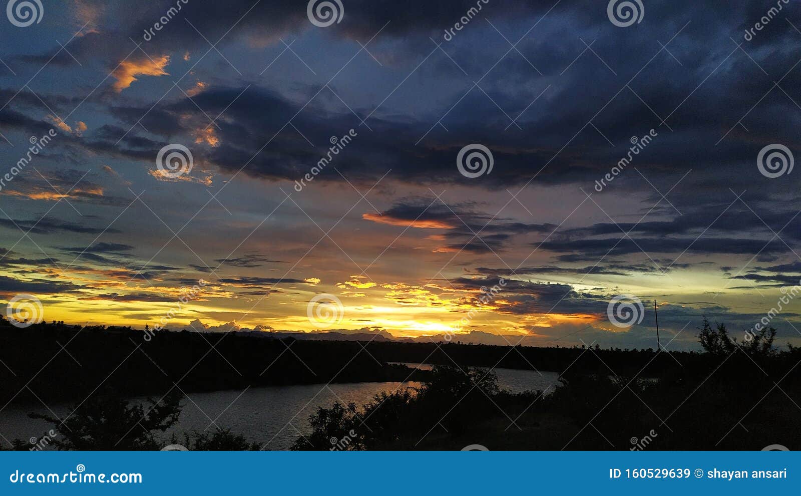 Nature in Lake Dhule City India Stock Image - Image of india, nature ...