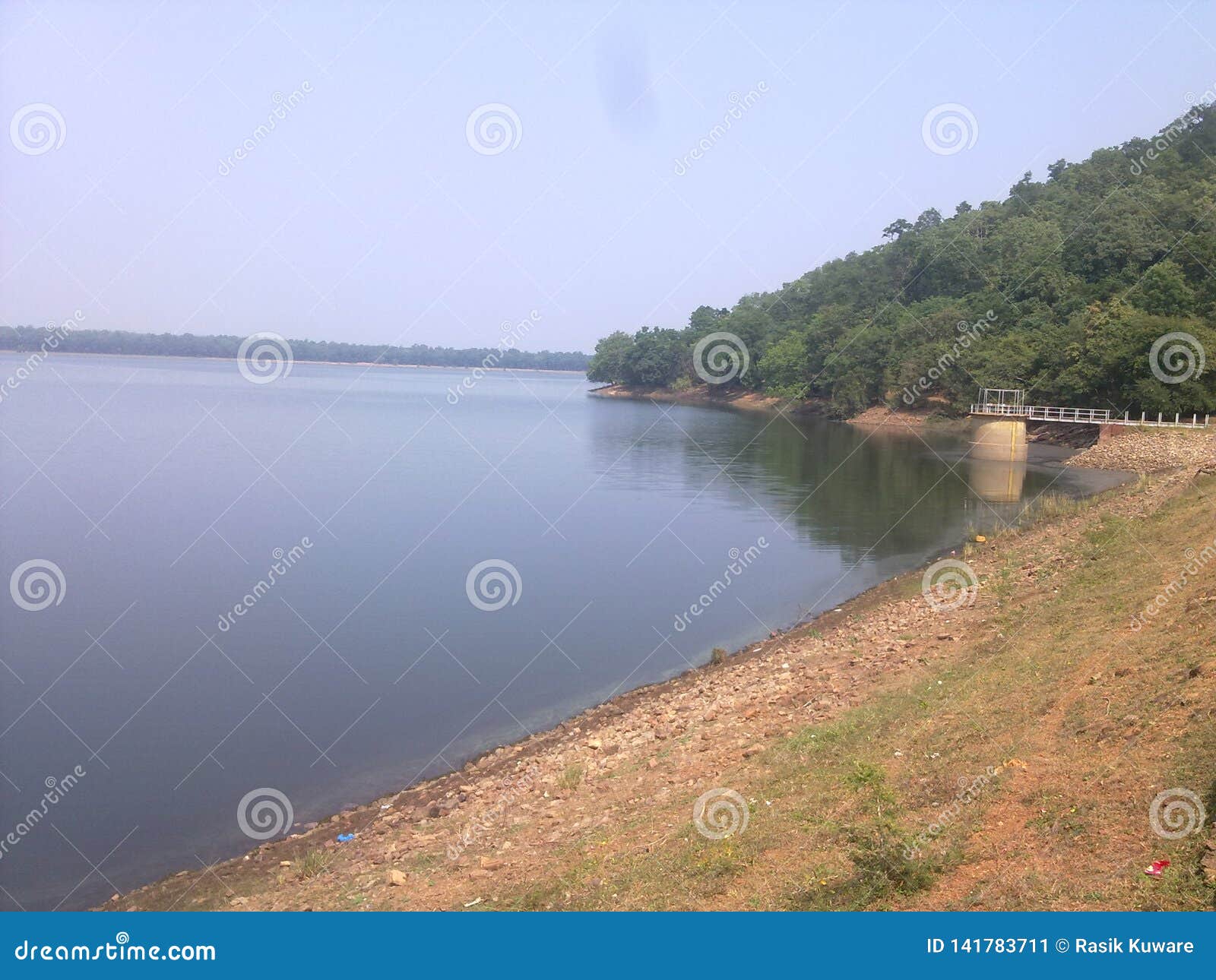 Nature lake stock image. Image of dasi, ramtek, lake - 141783711
