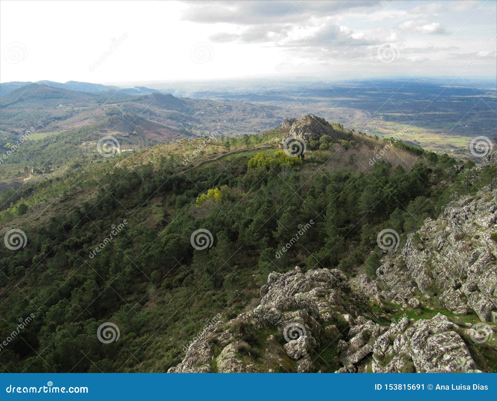 Mountain Landscape at MarvÃ£o Stock Image - Image of beauty, hill ...