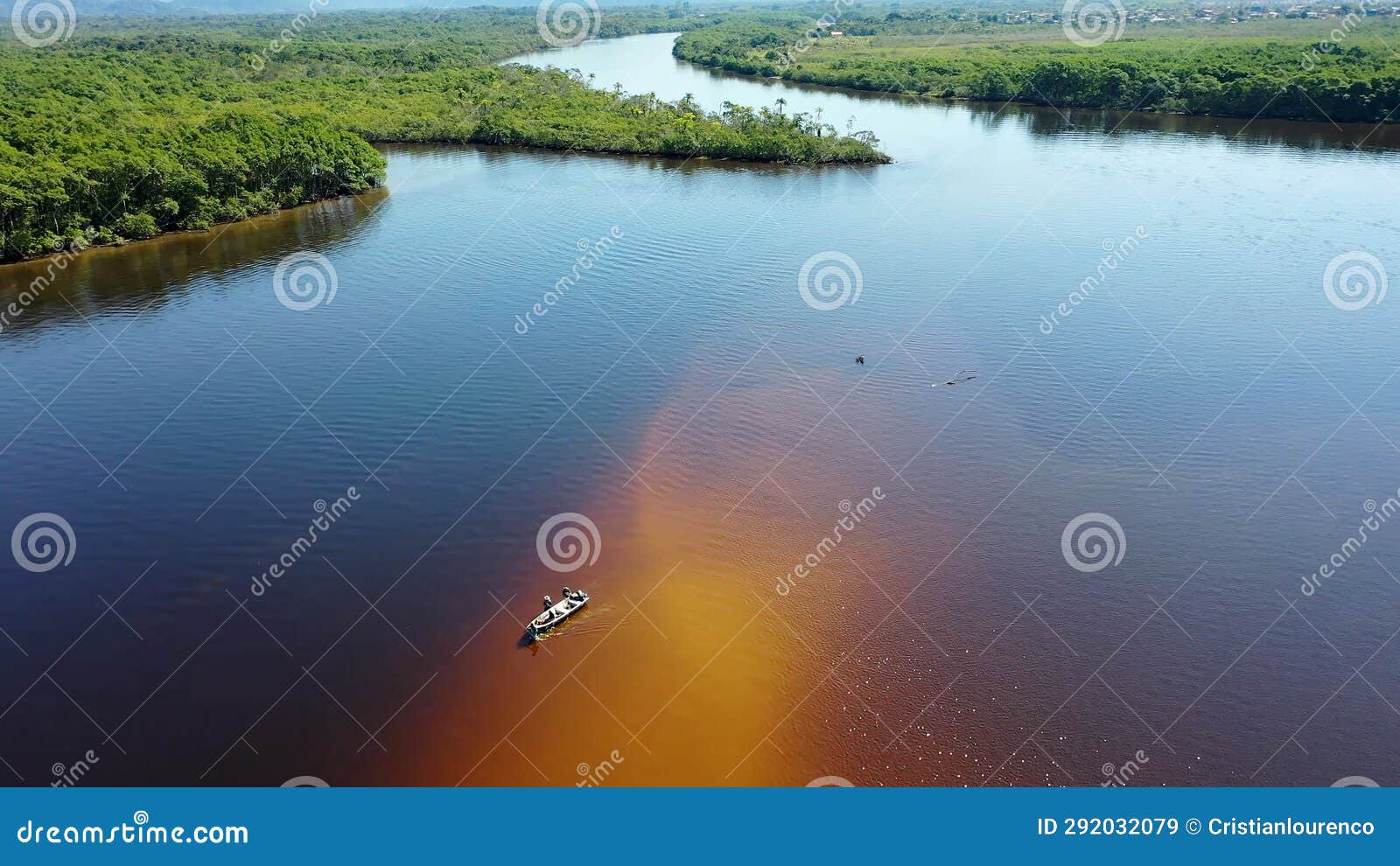 Nature Landscape of Amazon Rainforest. Amazon River Scenery Stock Image ...