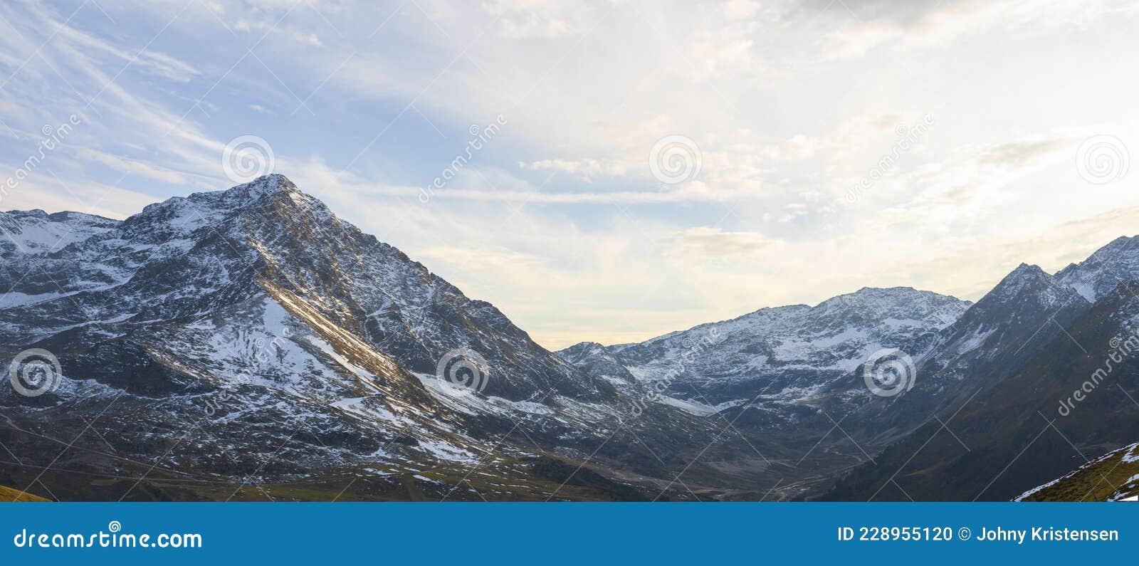 Nature Landscape of Beautiful Large Tall Mountains Stock Photo - Image ...