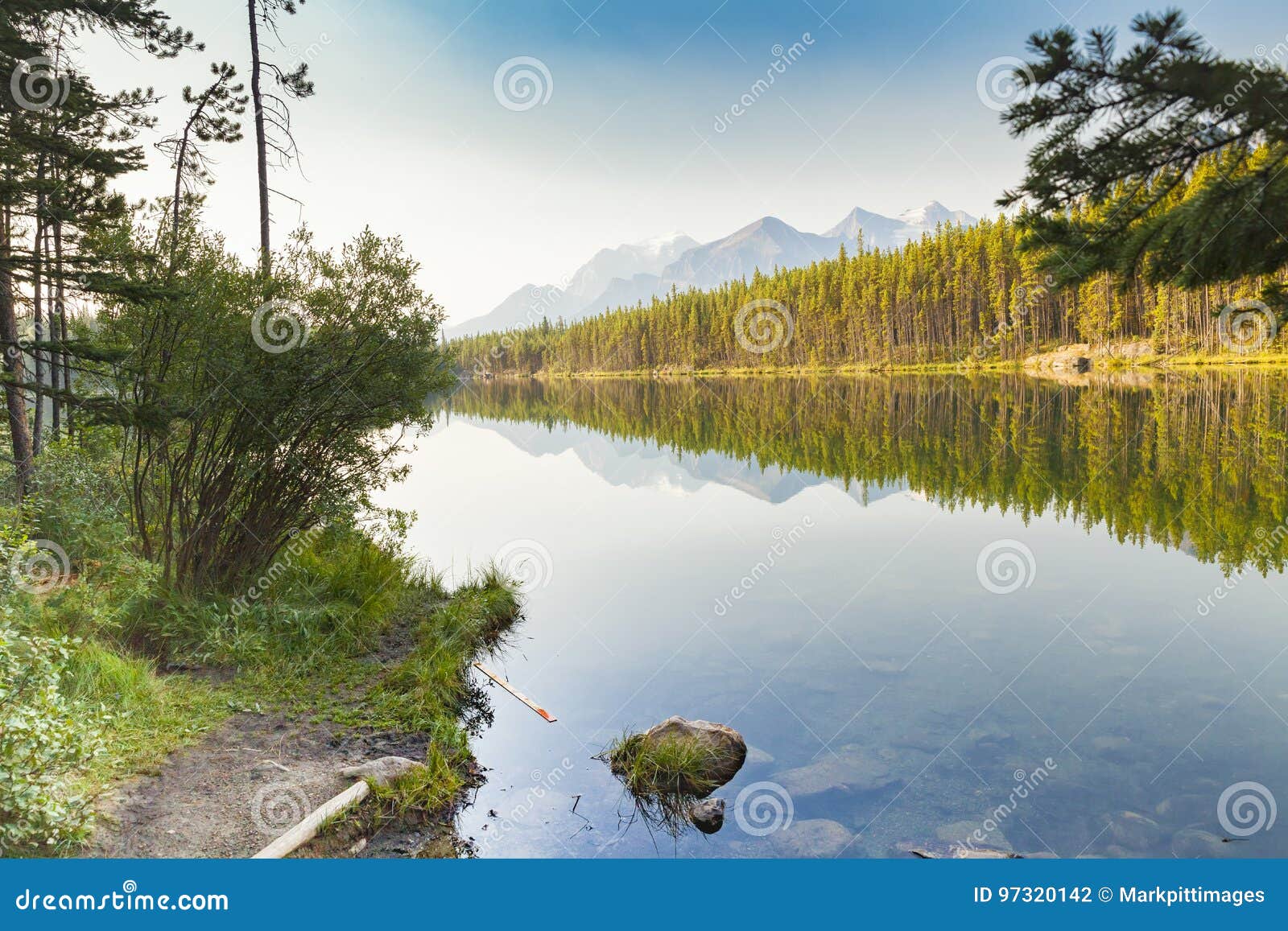 Nature Landscape British Columbia Alberta West Canada Stock Photo ...