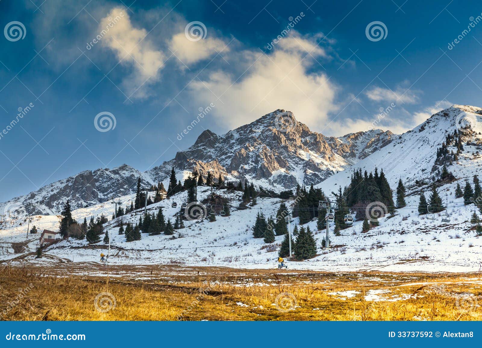 Nature Landscape Rocky Mountains Central Asia Stock Photo - Image of ...