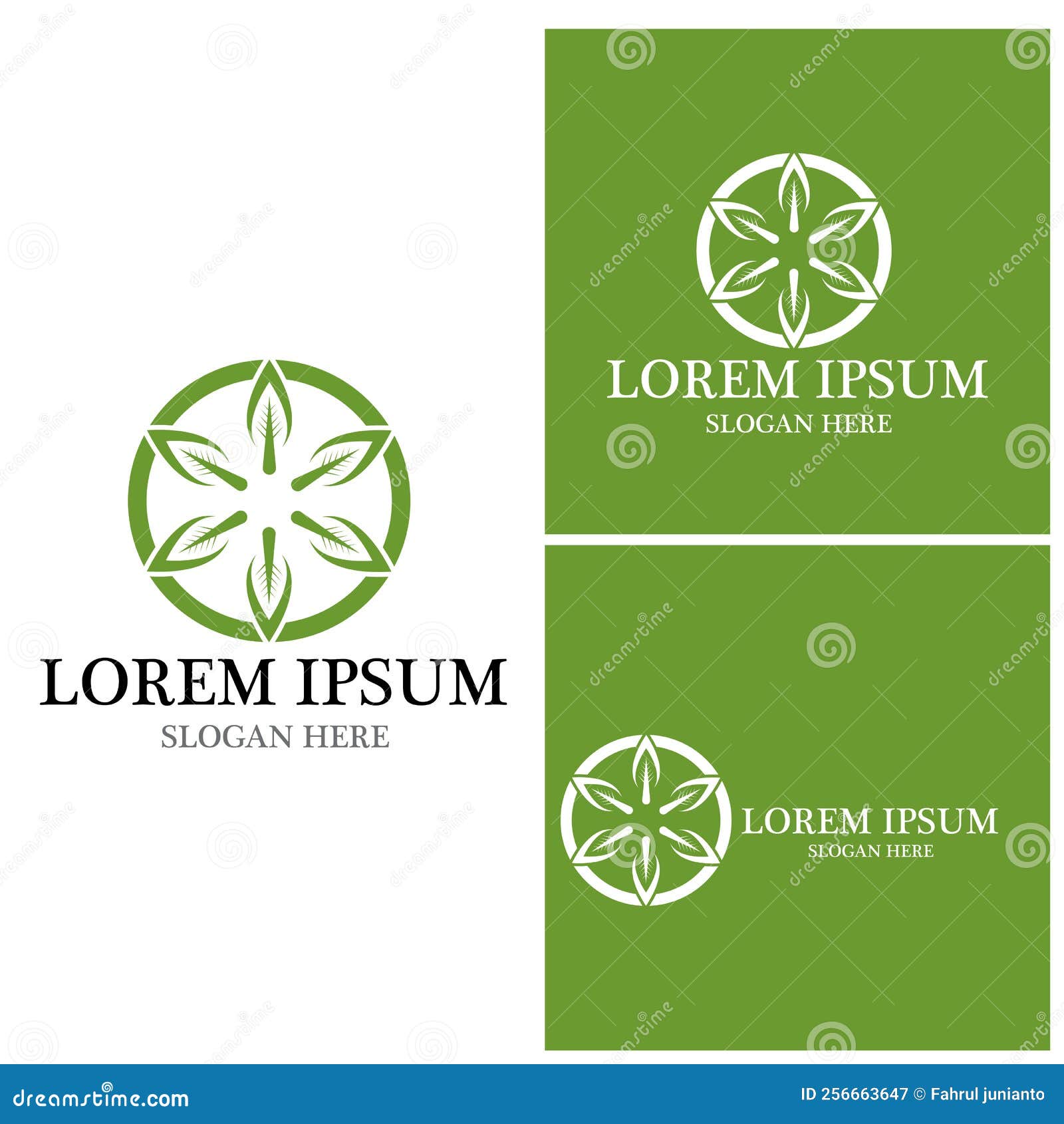 Nature Leaf Icon and Symbol Template Vector Stock Vector - Illustration ...