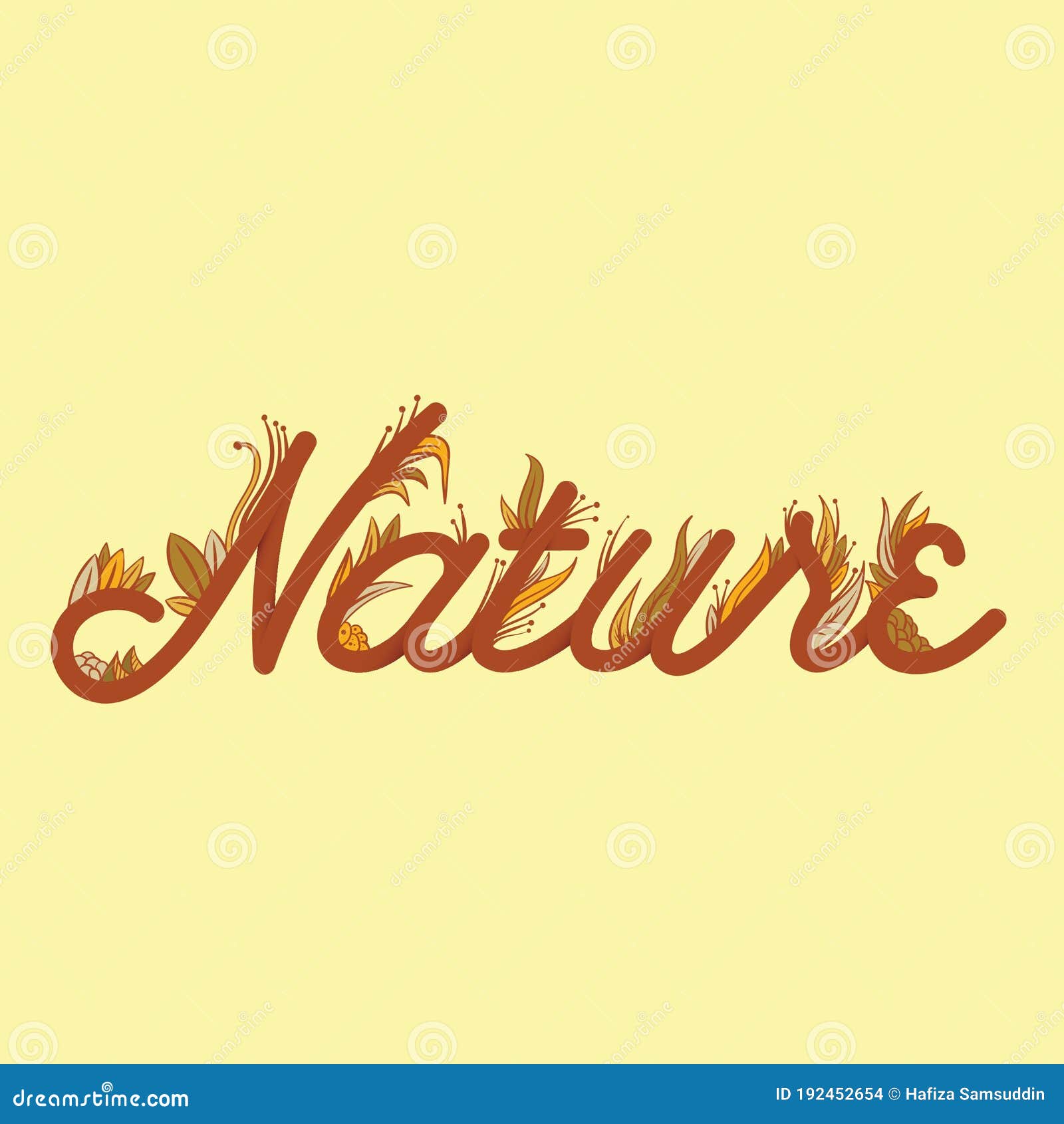 Nature Lettering Stock Illustrations – 188,295 Nature Lettering Stock ...