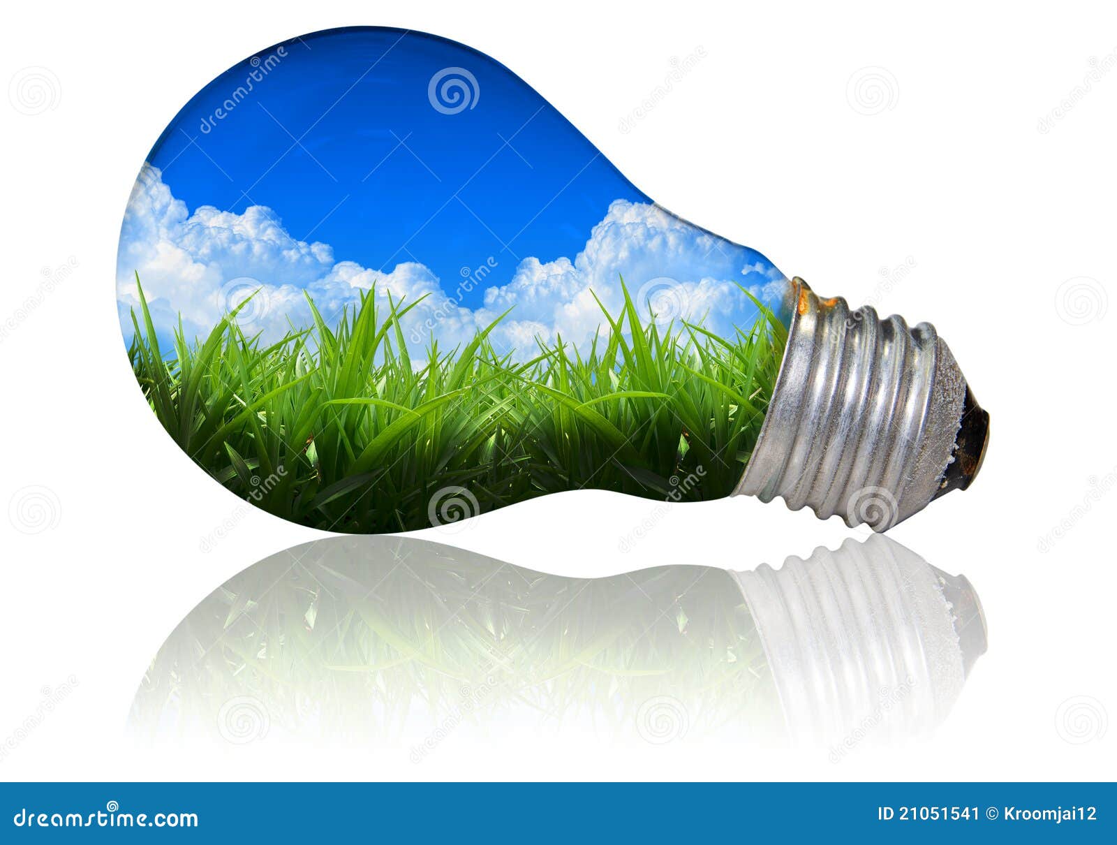 Nature light bulb stock image. Image of concepts, blue - 21051541