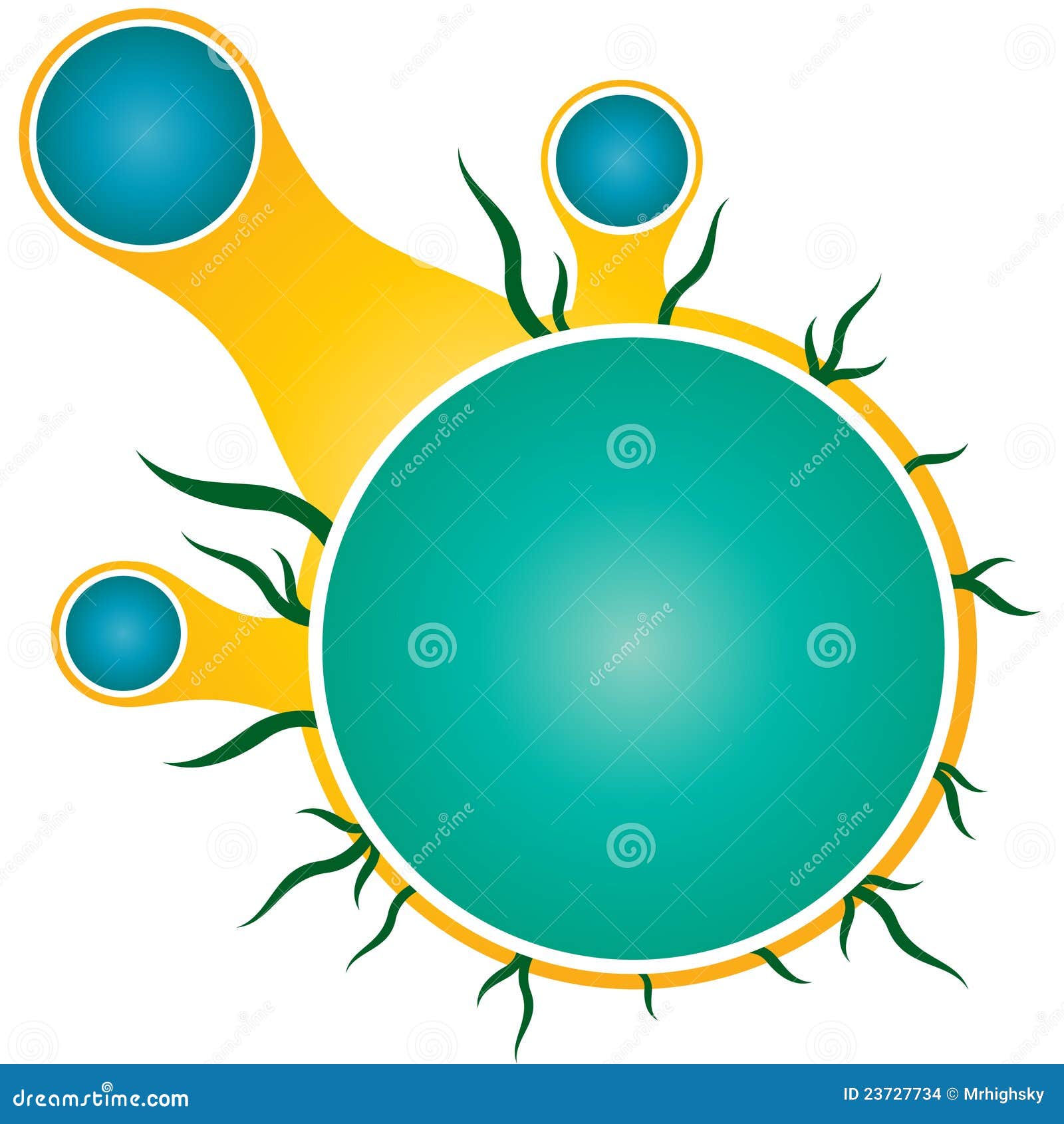 Nature links stock vector. Illustration of yellowish - 23727734