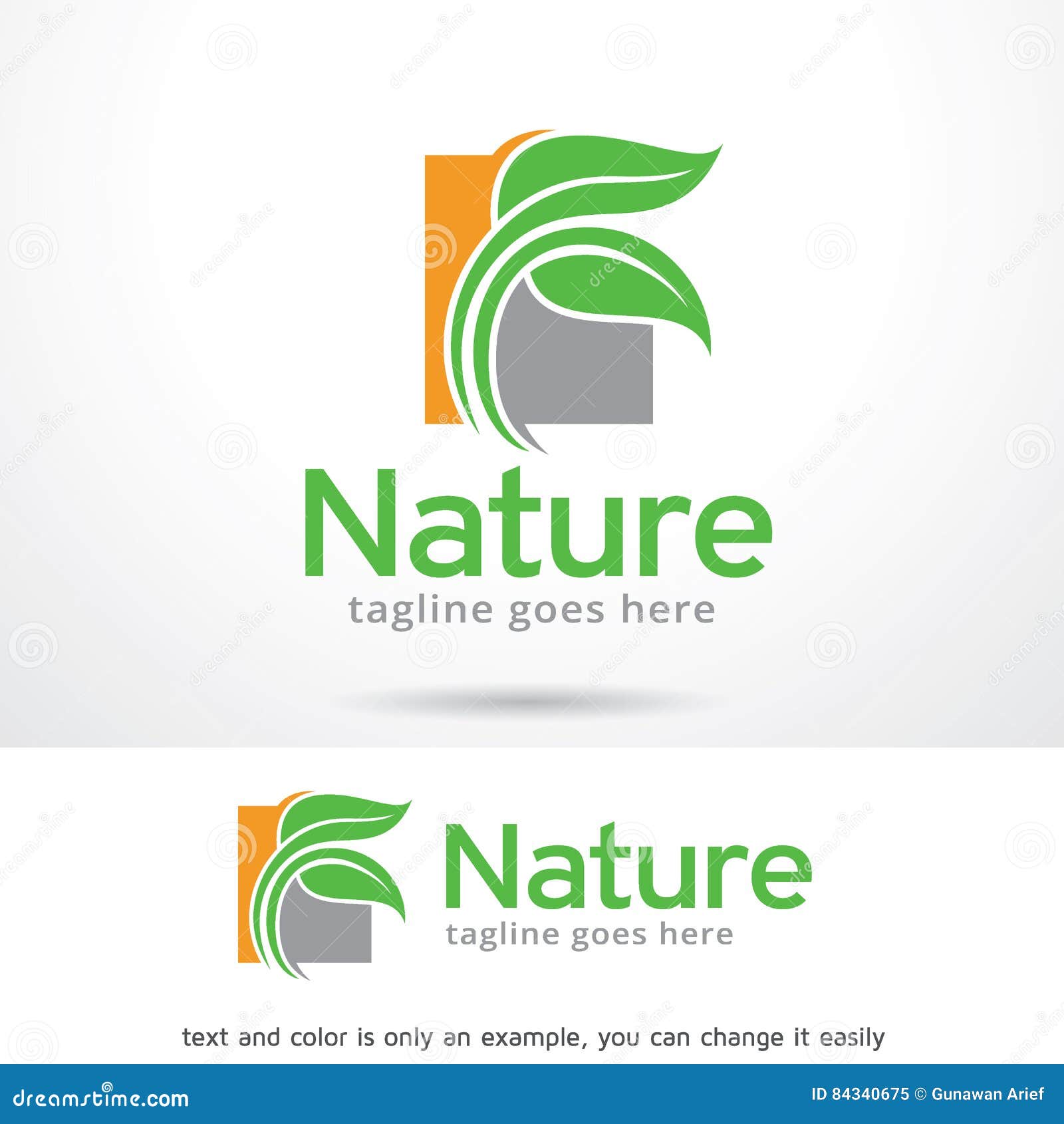 Nature Logo Template Design Vector Stock Vector - Illustration of ...