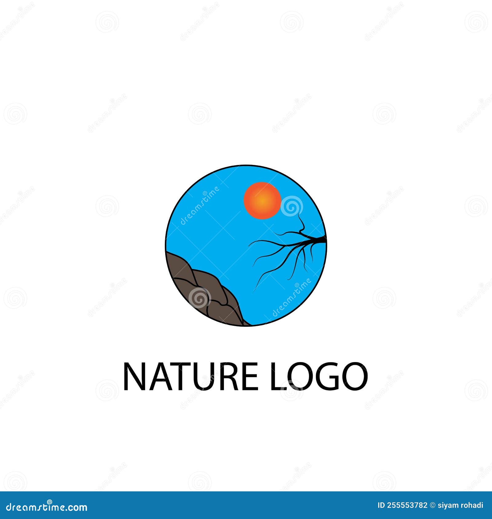 Nature Logo Vector Illustrations Design Icon Stock Vector ...