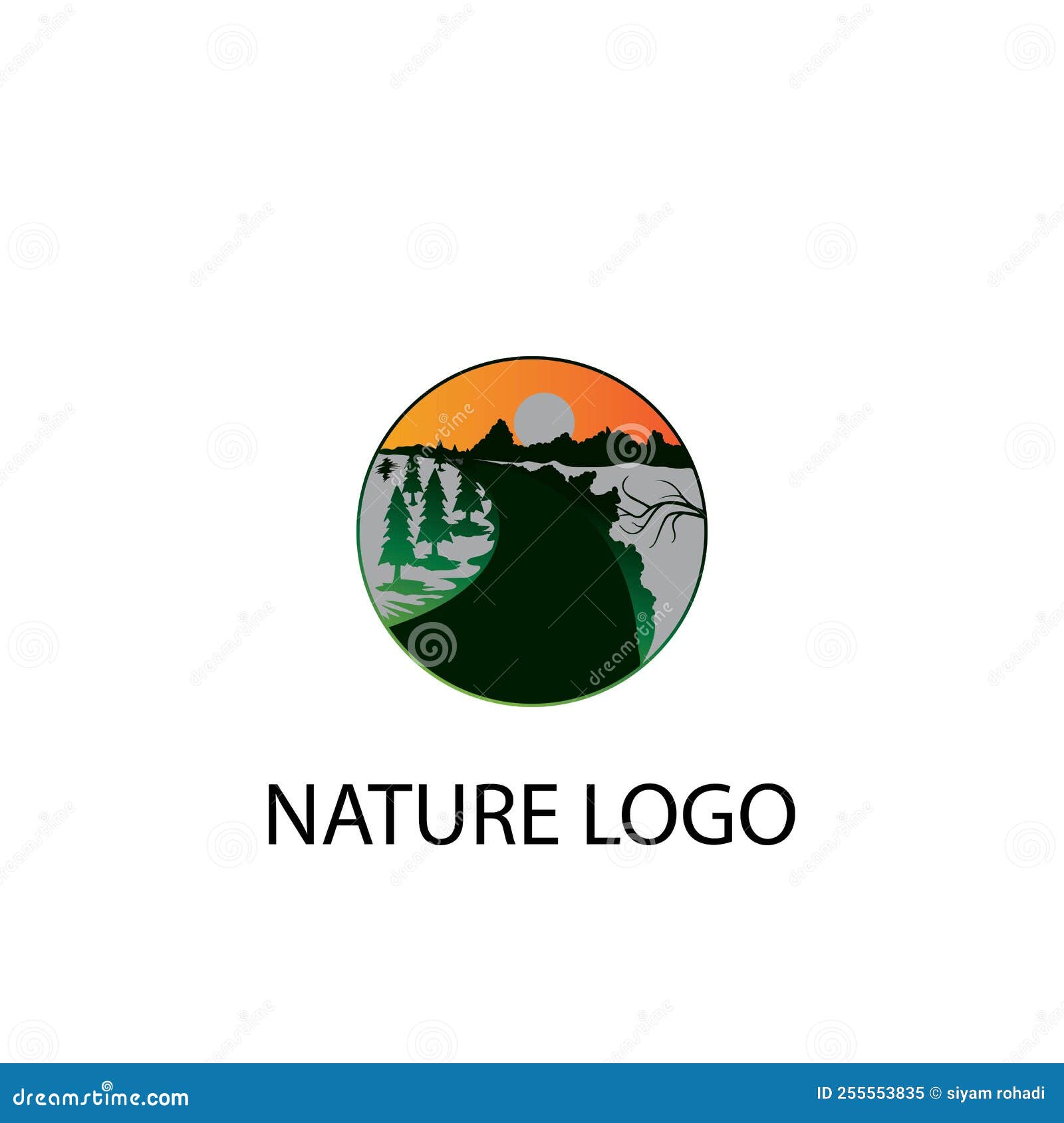 Nature Logo Vector Illustrations Design Icon Stock Vector ...