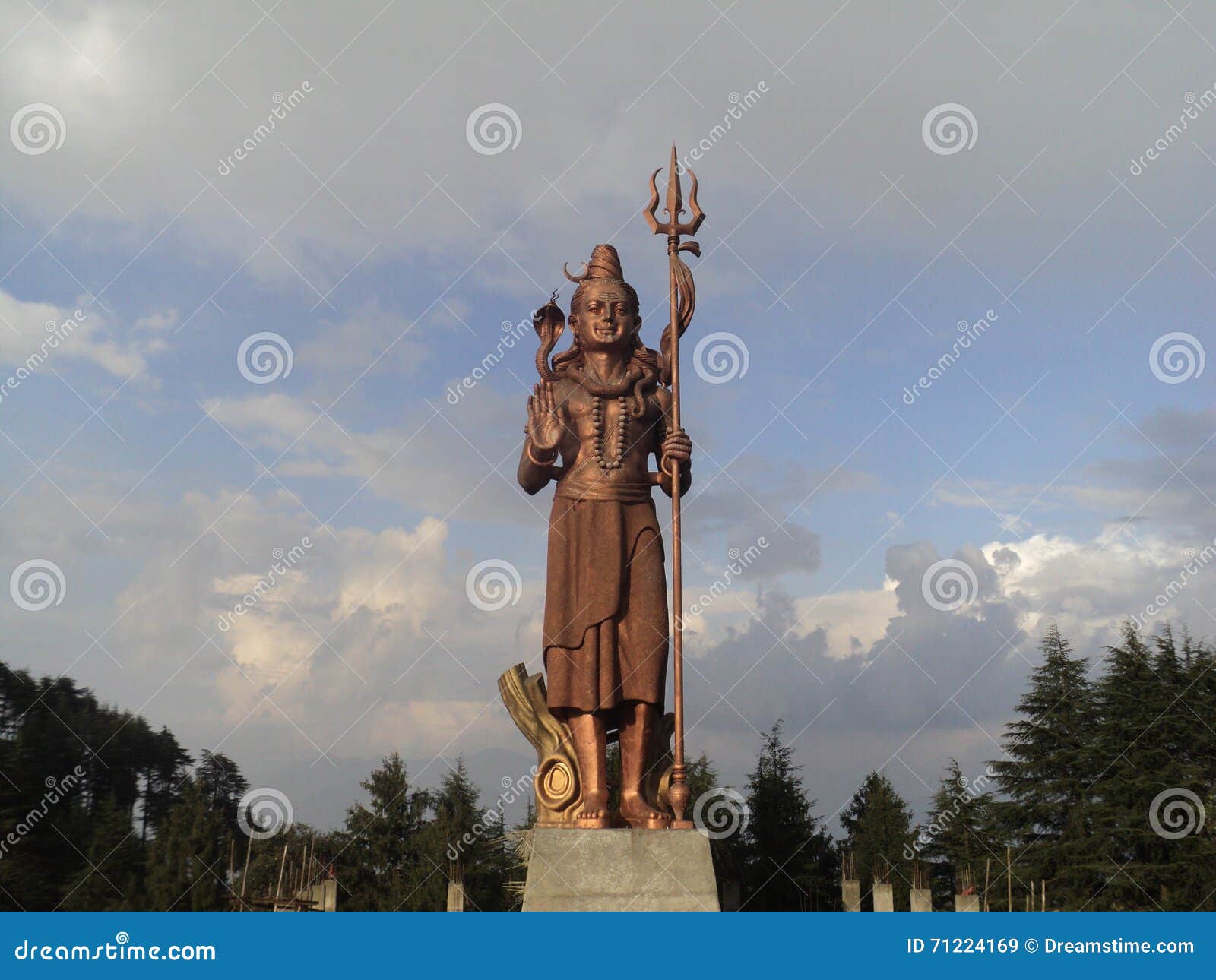 Nature and Lord Shiva stock image. Image of mist, indians - 71224169