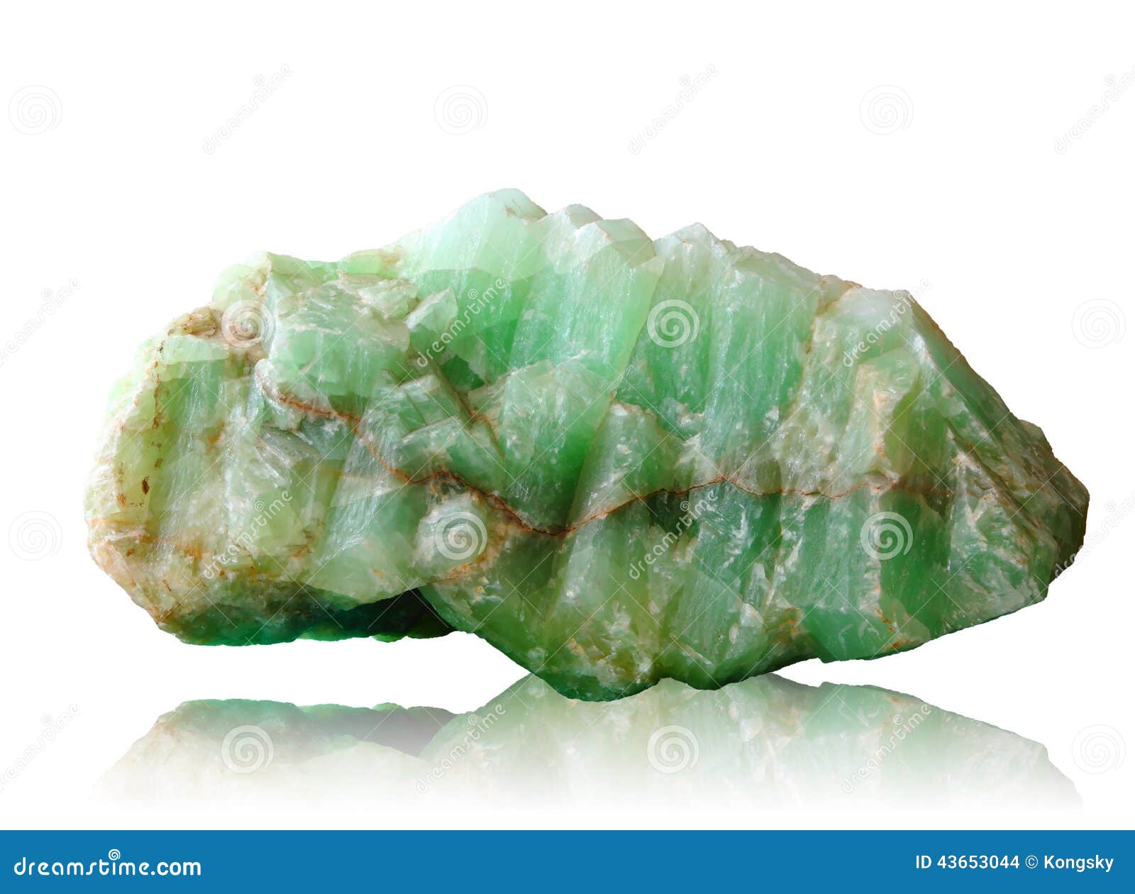 Nature Mineral of Jade Stone with Clipping Path Stock Photo - Image of ...