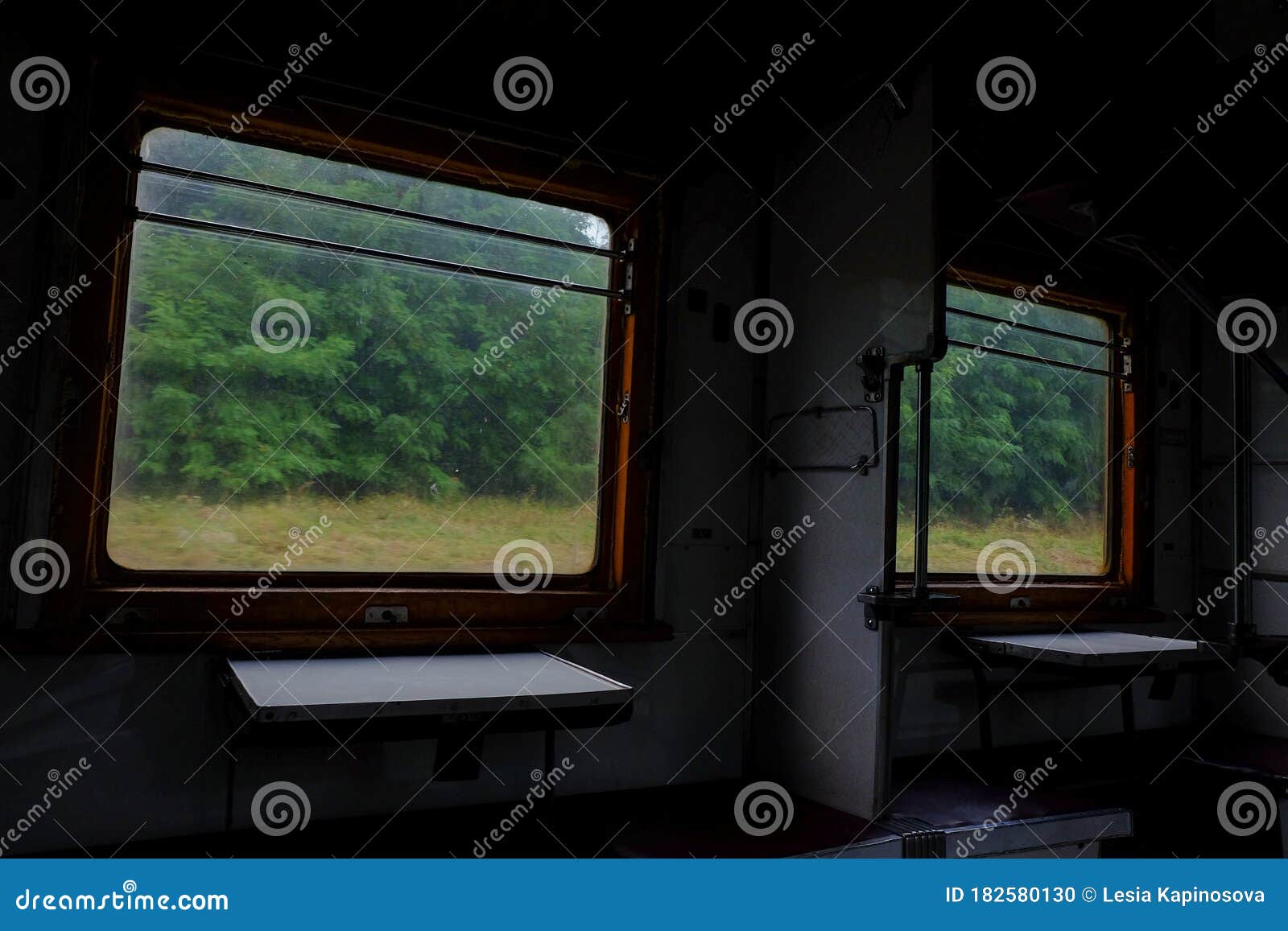 Nature in Motion from the Train Window. Train Window. Trip Stock Photo ...