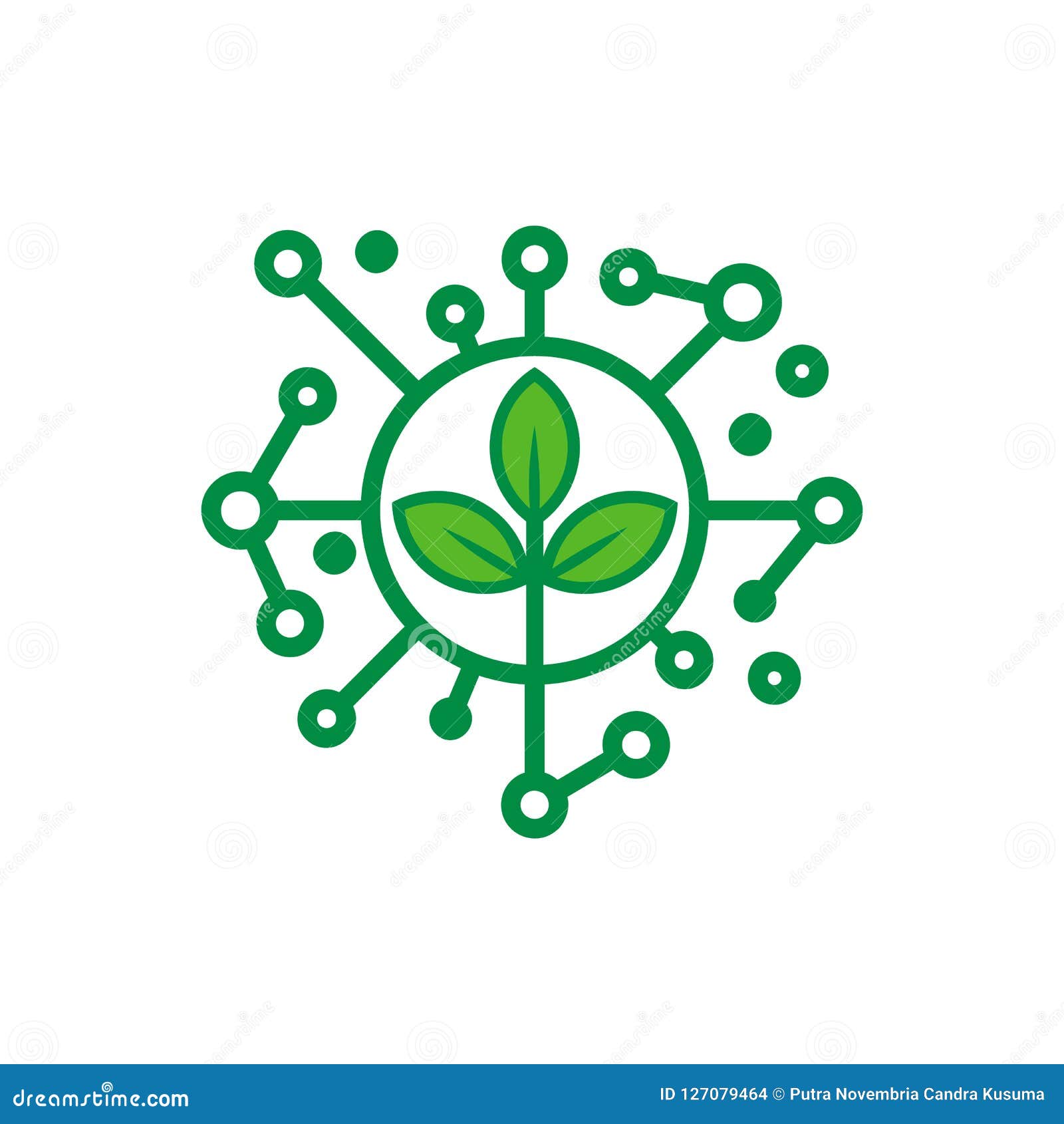 Nature Network Logo Icon Design Stock Vector - Illustration of garden ...