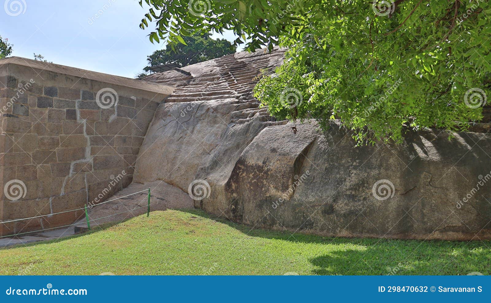 Nature Side Walk Made Using Stone Stock Photo - Image of mediterranean ...
