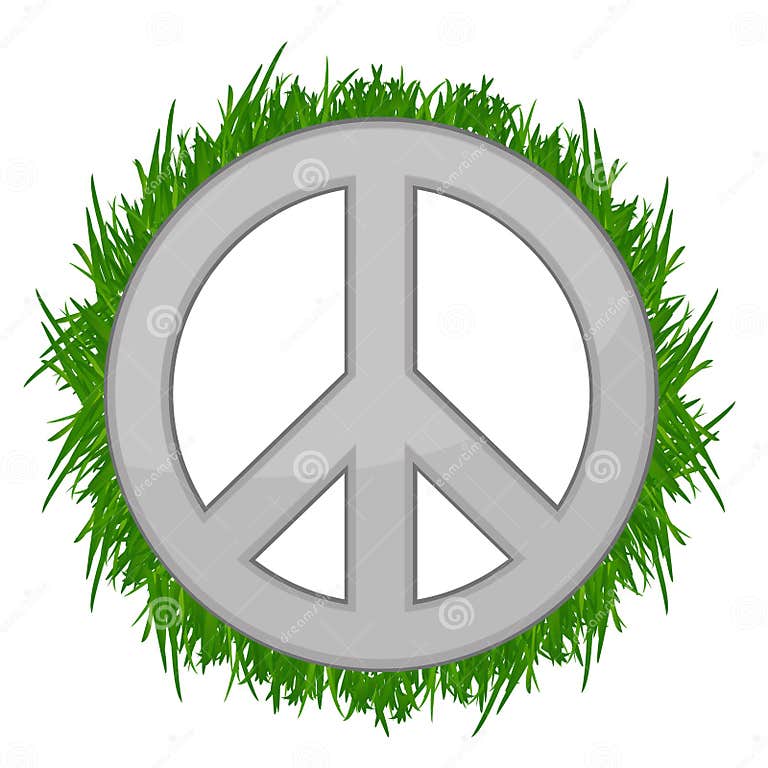 Nature Peace Sign Illustration Stock Vector - Illustration of style ...
