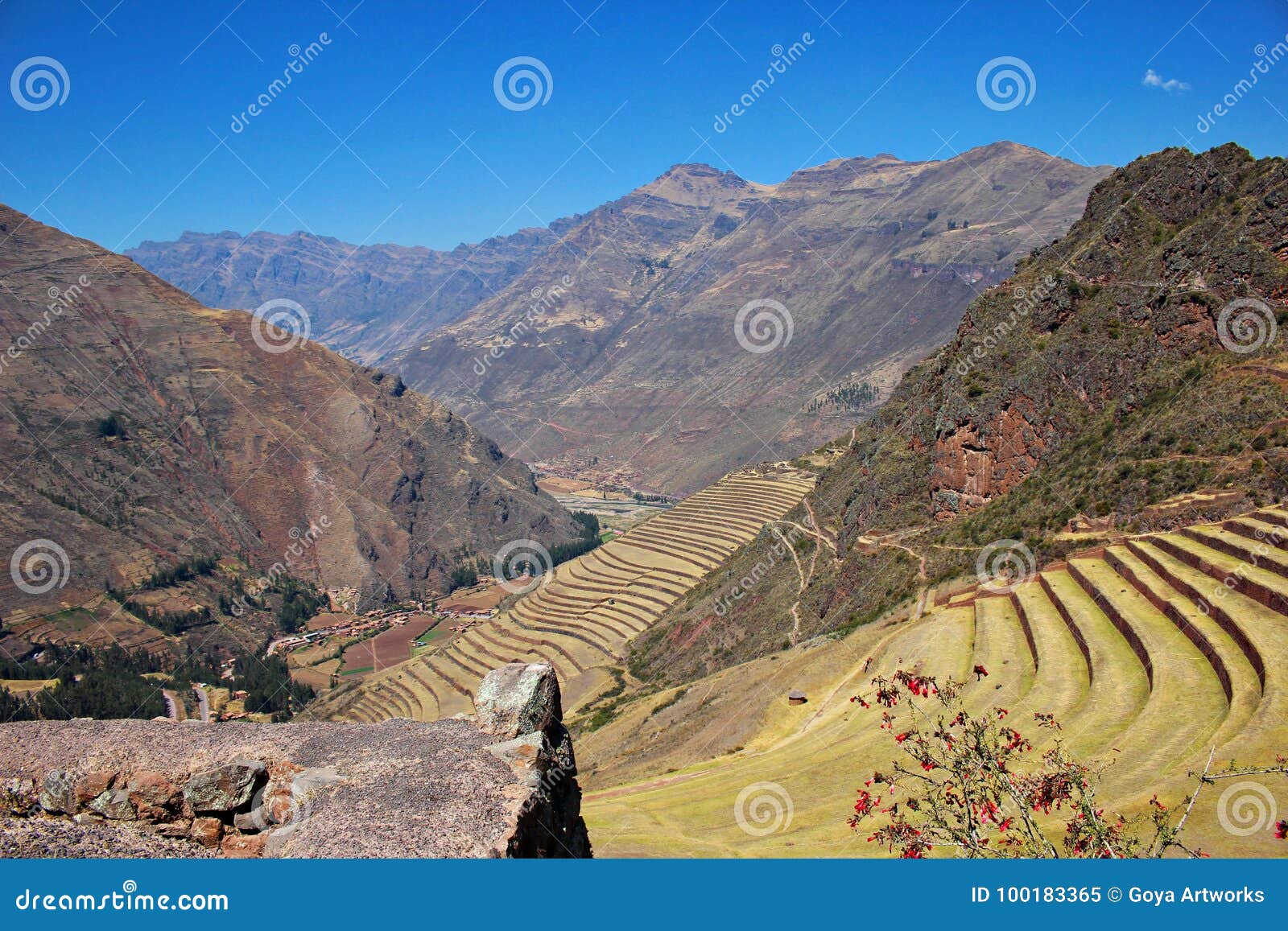 The nature of Peru stock image. Image of landscape, church - 100183365