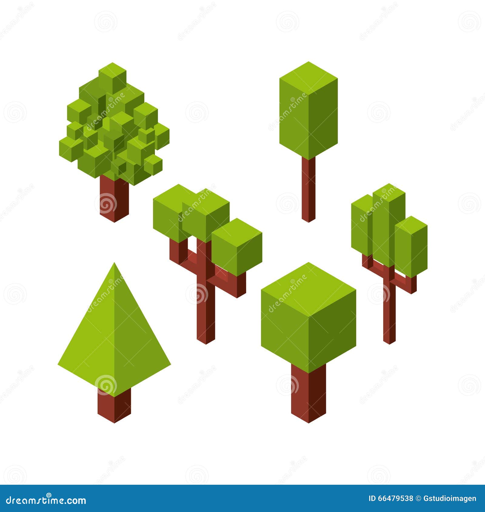 Nature in pixels design stock vector. Illustration of isolated - 66479538