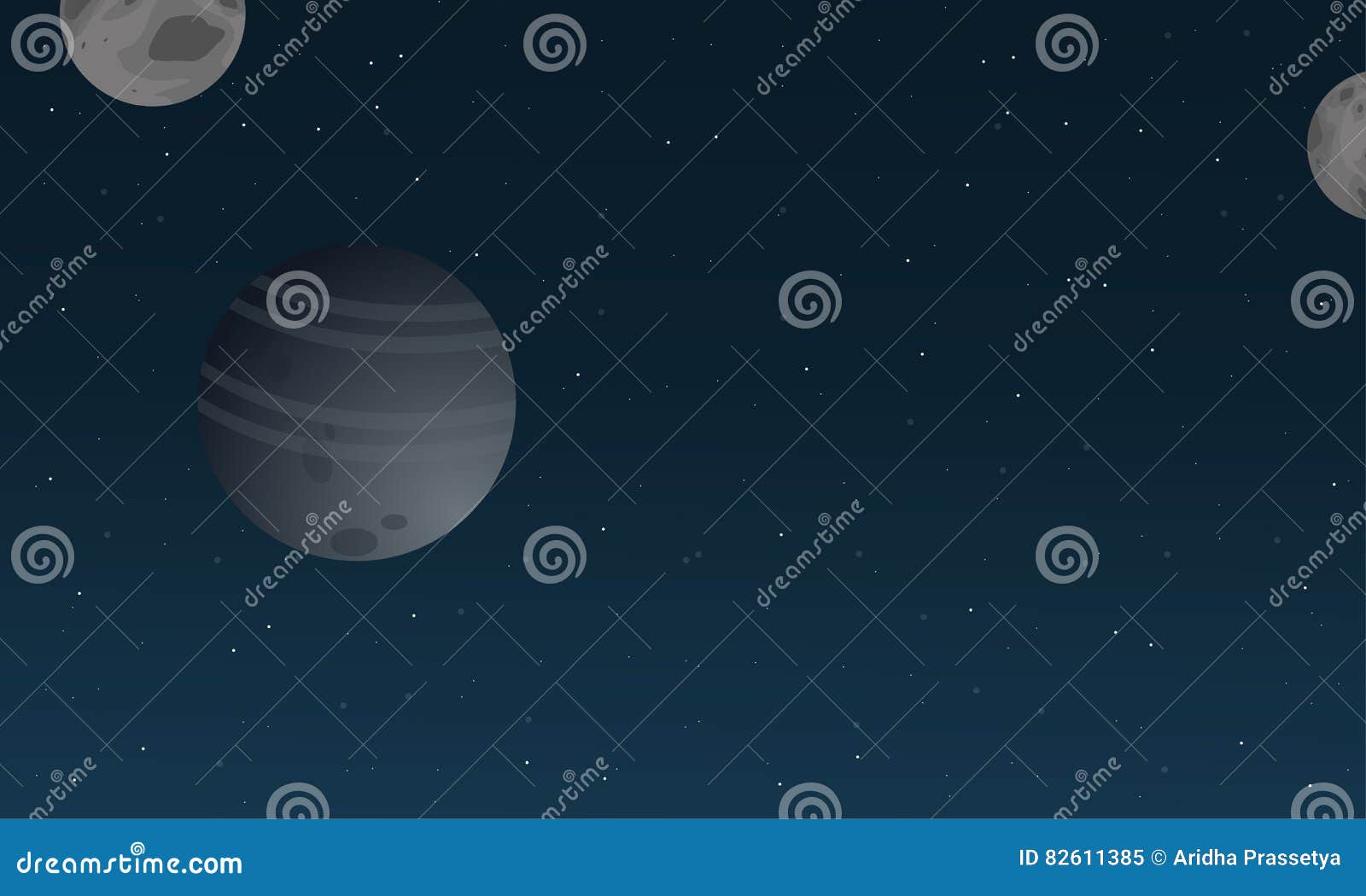 Nature Planet Space of Landscape Stock Vector - Illustration of scenery ...