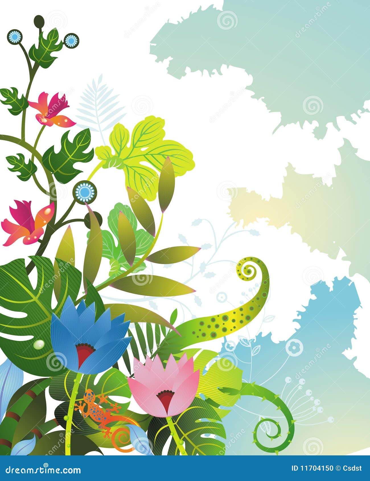 Nature plant stock vector. Illustration of design, leaf - 11704150