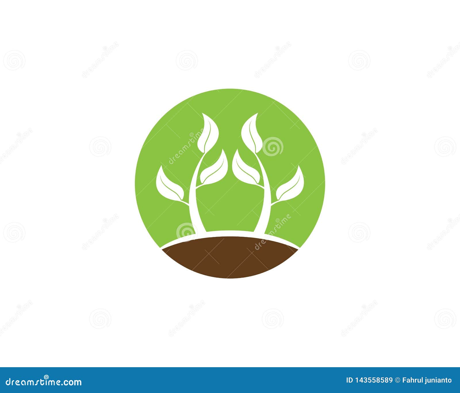Nature Plant Icon and Symbol Vector Stock Vector - Illustration of ...