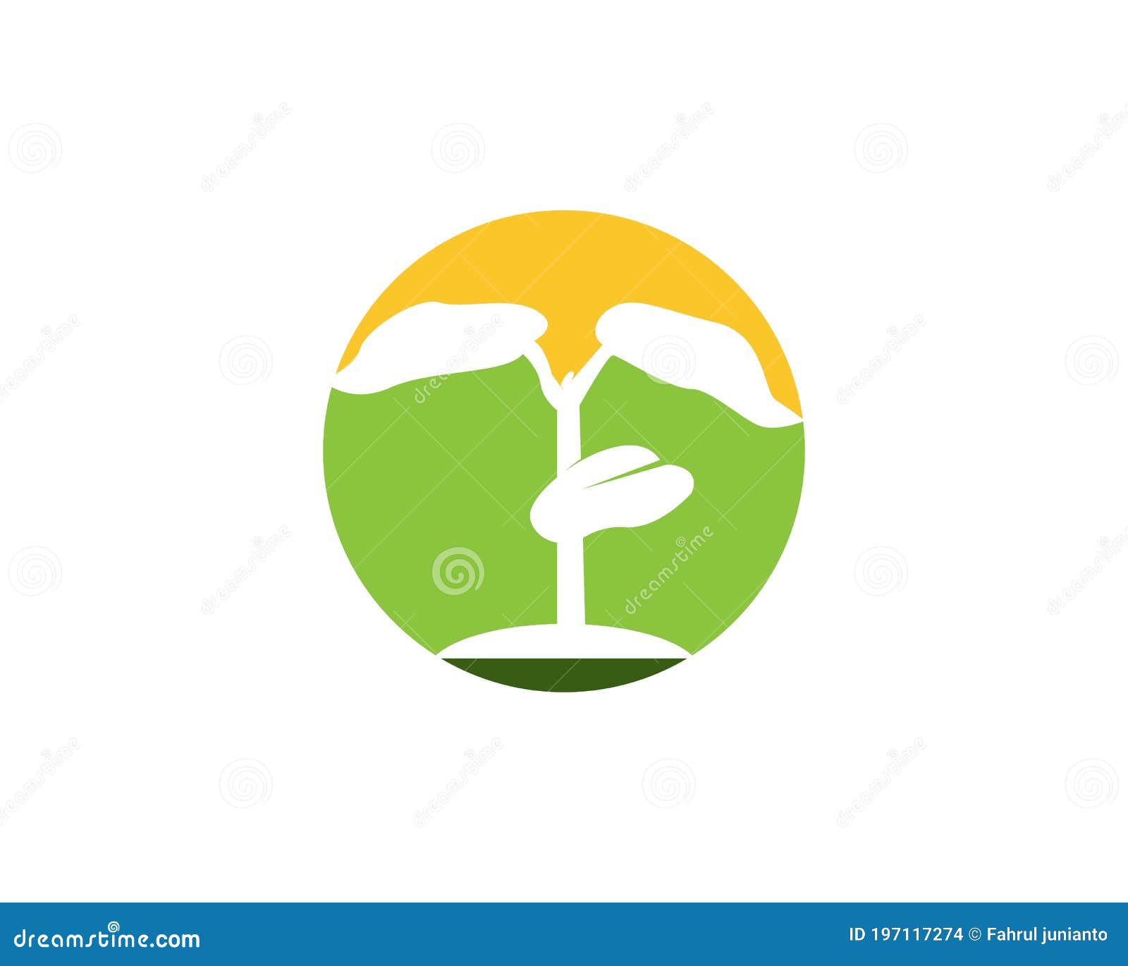 Nature Plant Organic Icon and Symbol Vector Illustration Stock Vector ...