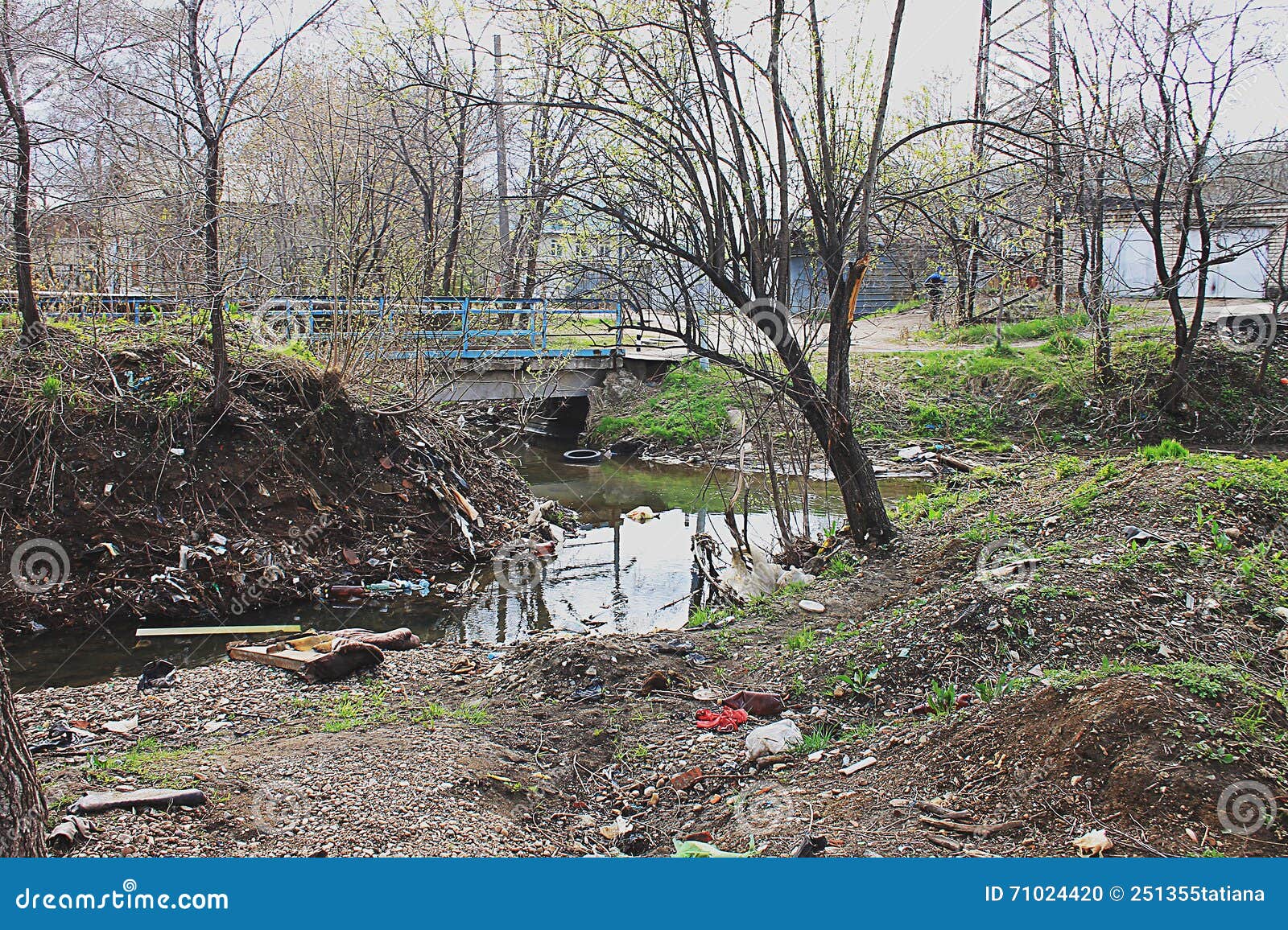 The Nature of the Pollution Stock Photo - Image of dumping, float: 71024420