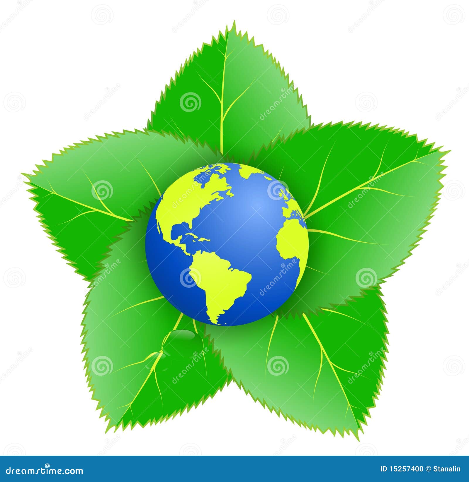 Nature protect the earth stock vector. Illustration of saving - 15257400