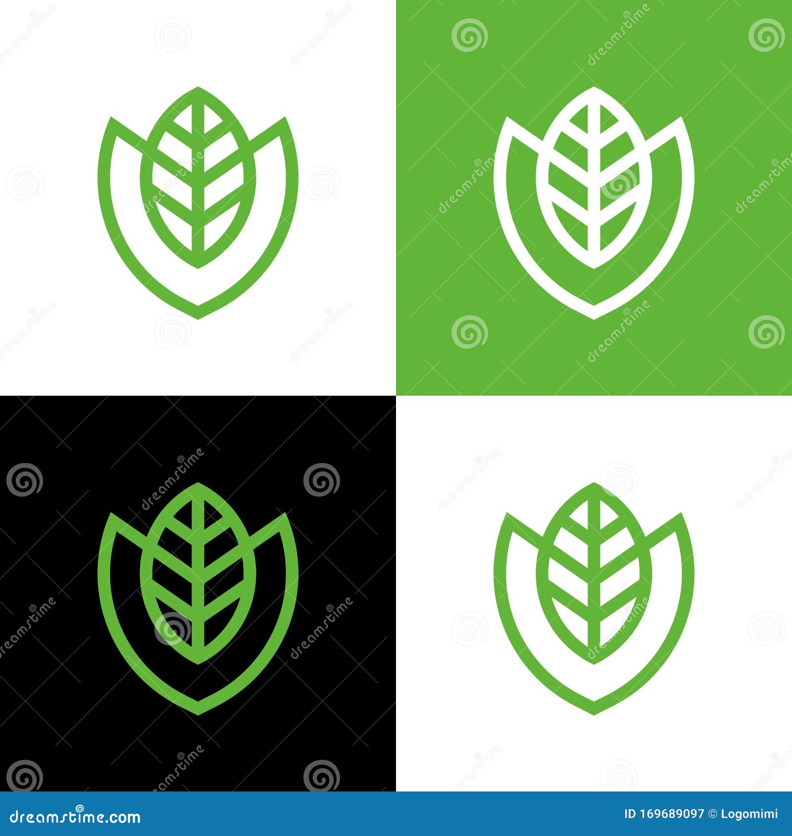 Nature Protection Logo Template, Eco Friendly Symbol, Leaf and Shield ...