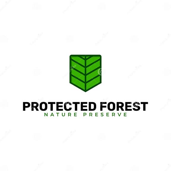 Nature Leaf Shield Logo Design Stock Vector - Illustration of design ...