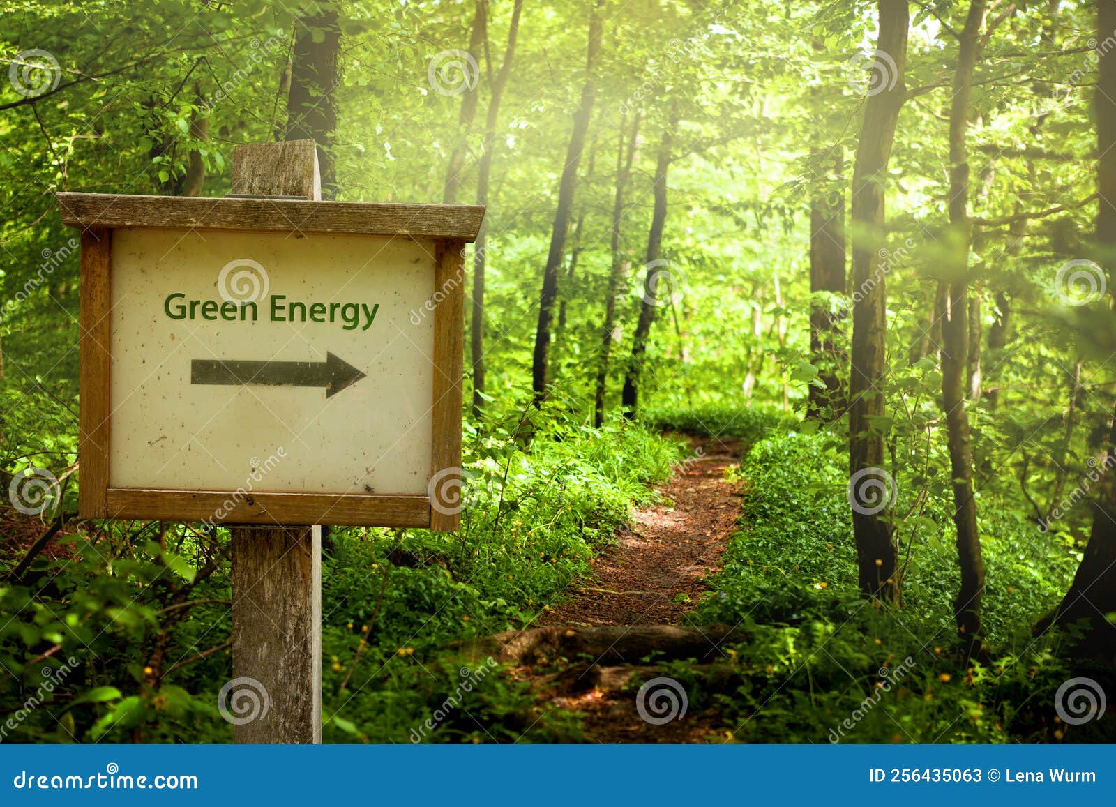 Nature and Renewable Energy. Green Energy Concept Stock Image - Image ...