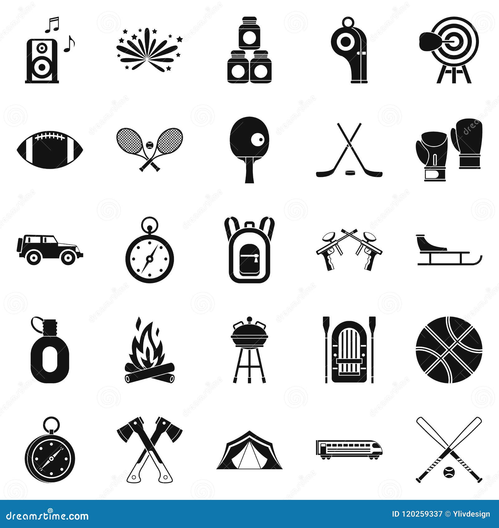 Nature Reserve Icons Set, Simple Style Stock Vector - Illustration of ... Nature Reserve Icons Set, Simple Style Stock Vector - Illustration of ...