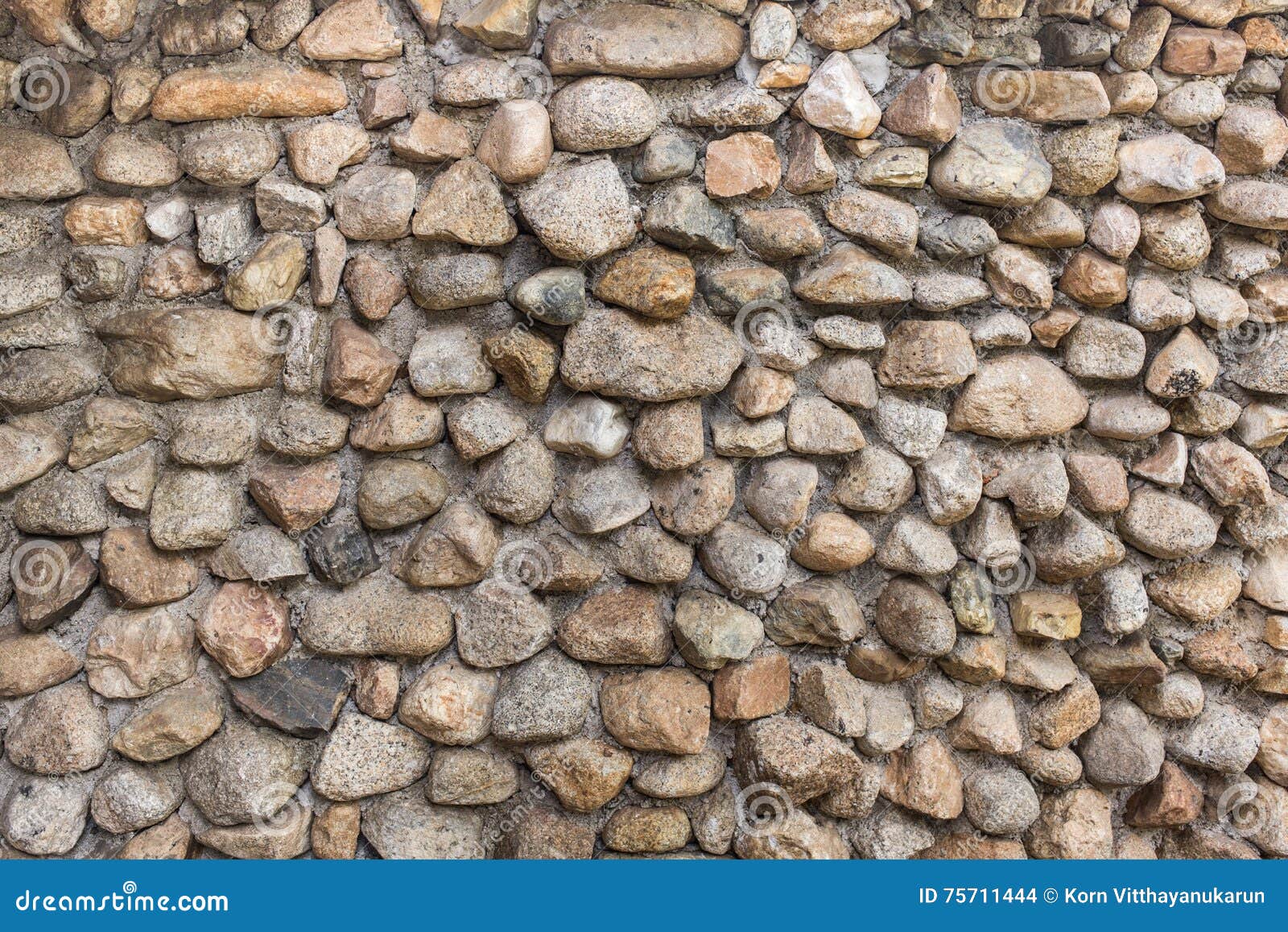 Nature River Stone or Water Rock Wall. Stock Photo - Image of material ...