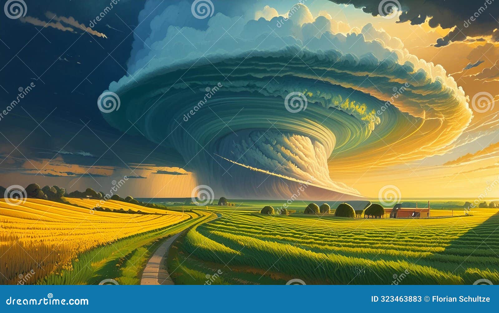 Nature's Fury Unleashed - A Breathtaking Supercell Thunderstorm ...