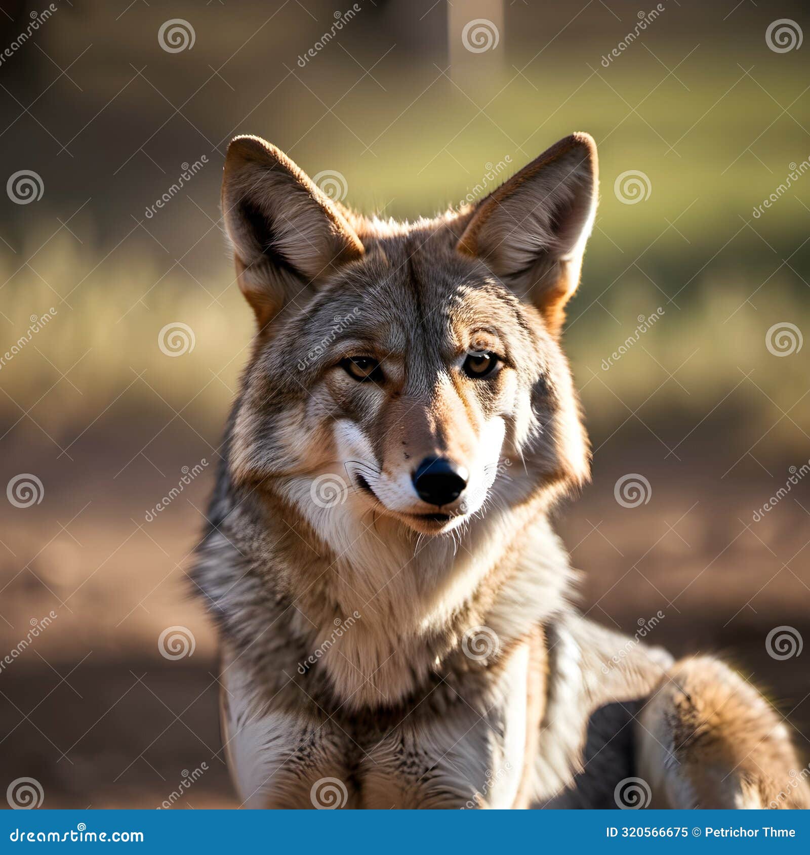 Nature S Predator: the Red Fox in Its Element Stock Illustration ...
