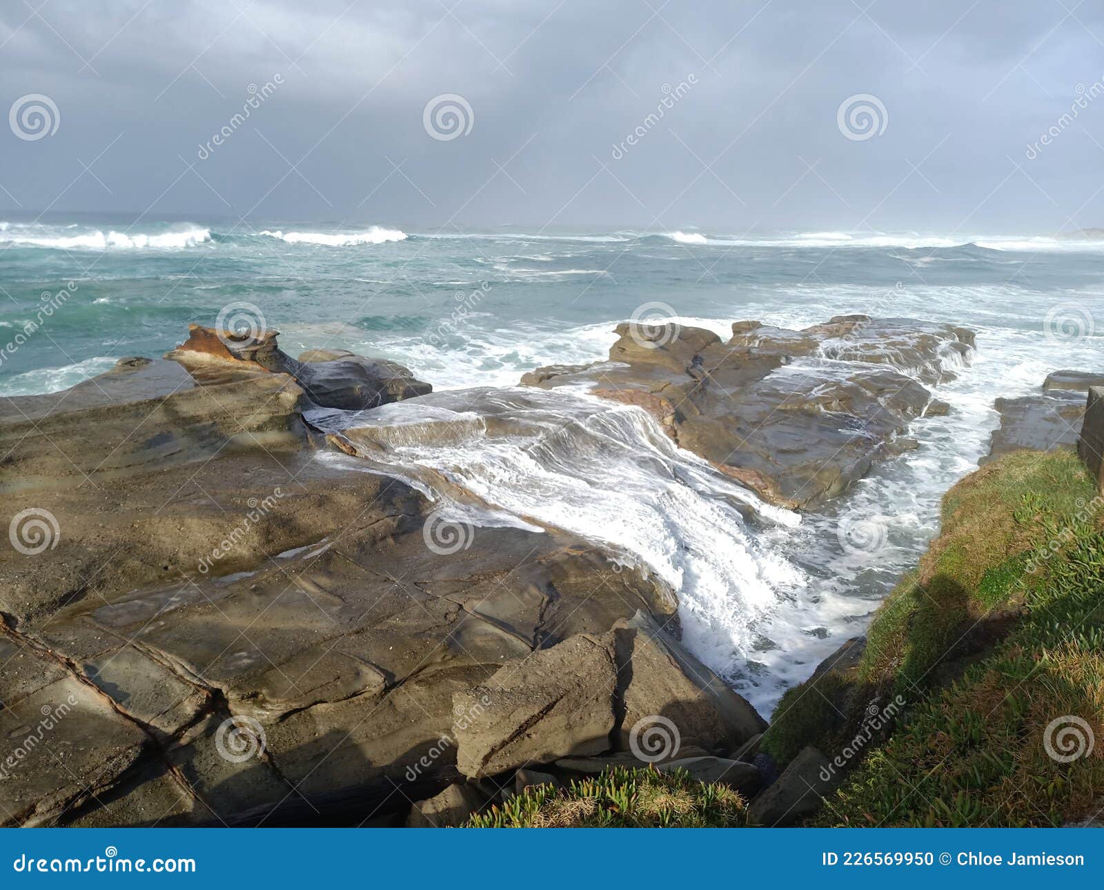 Nature S Temporary Waterfall Stock Photo - Image of cliff, landscape ...