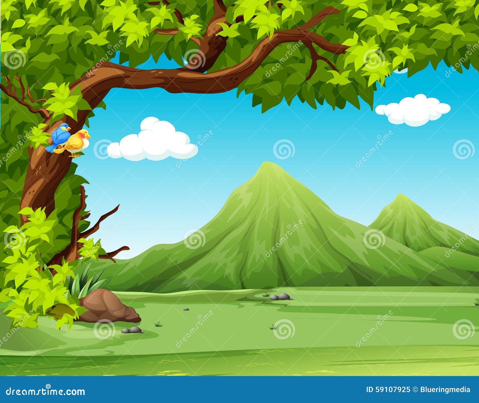 Easy Drawing Of Nature Scenes