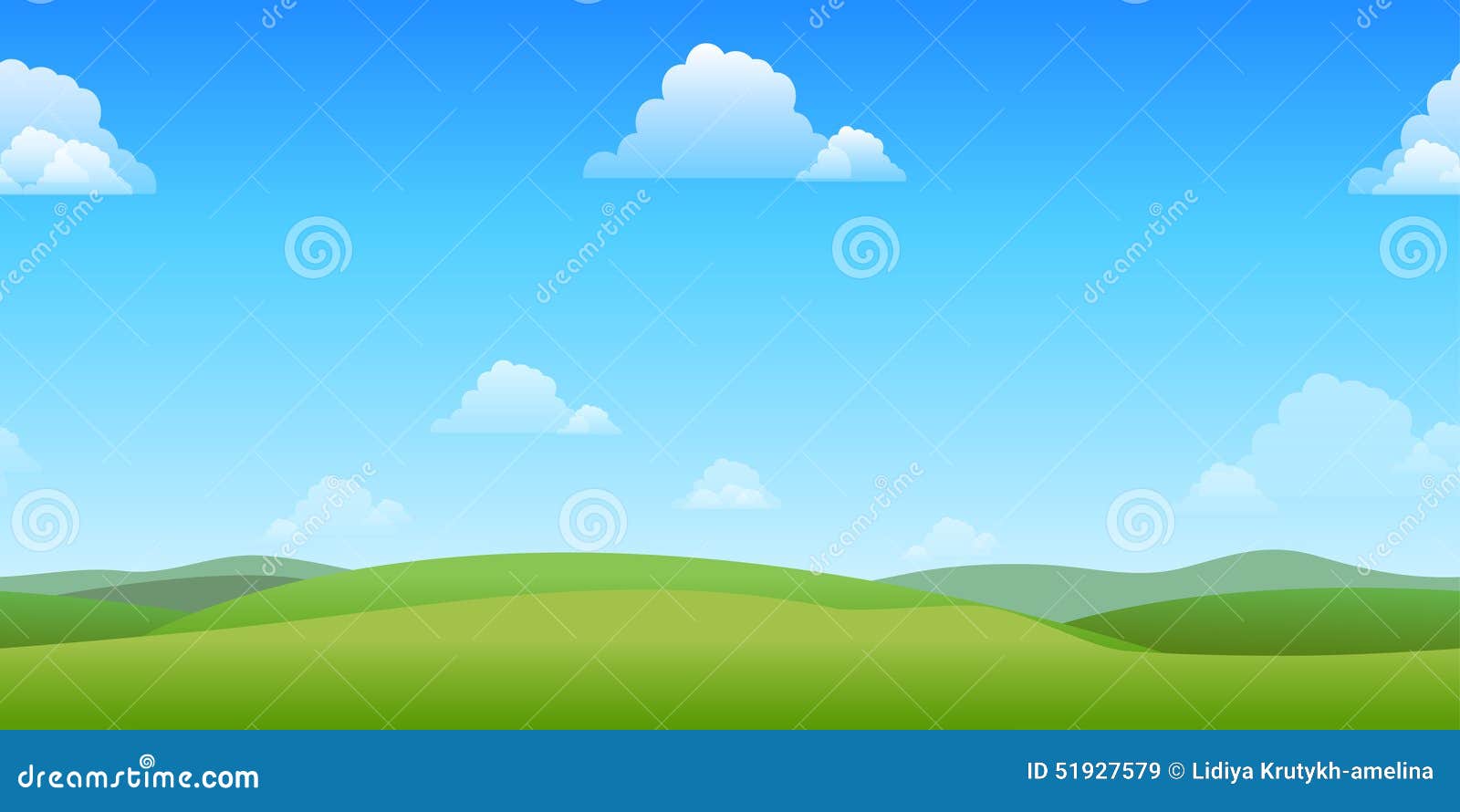 Nature Seamless Game Background Stock Illustration - Illustration of ...