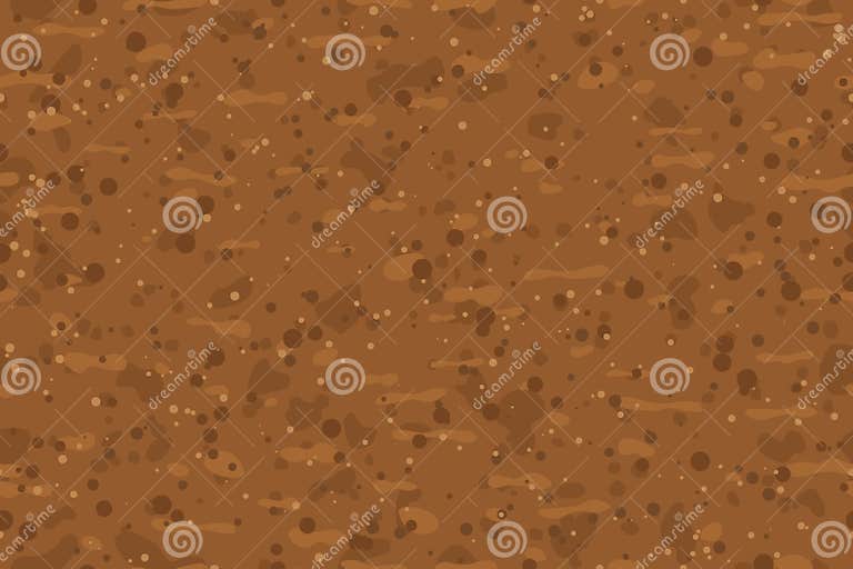 Nature Seamless Soil, Ground, Dirt Pattern Stock Vector - Illustration ...