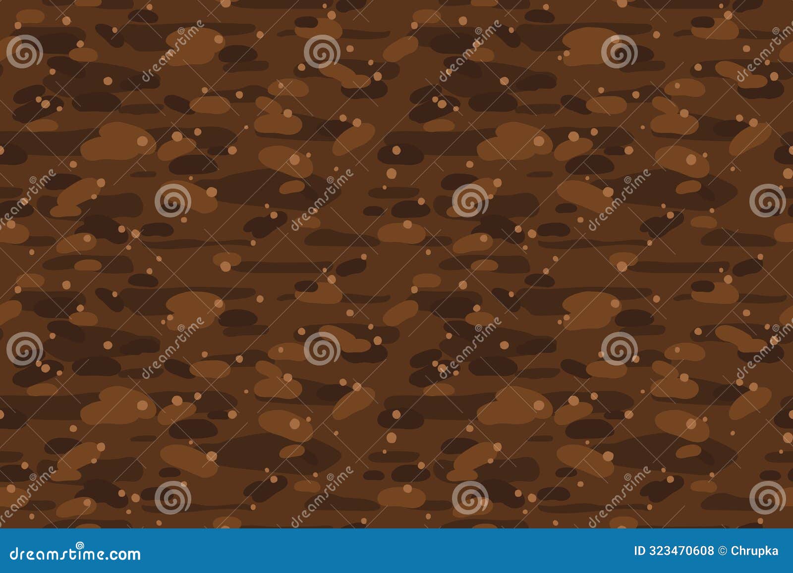 Nature Seamless Soil, Ground, Dirt Pattern Stock Vector - Illustration ...