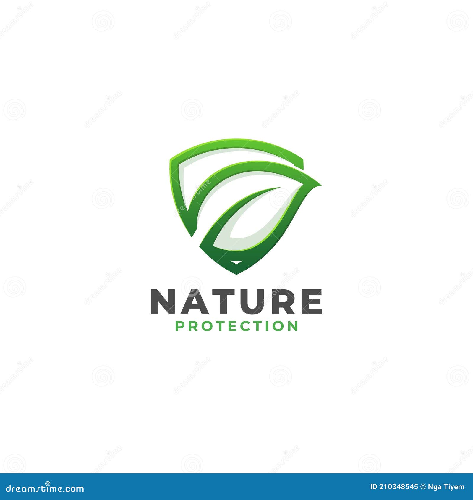 Nature Shield - Nature Protection Logo Stock Vector - Illustration of ...