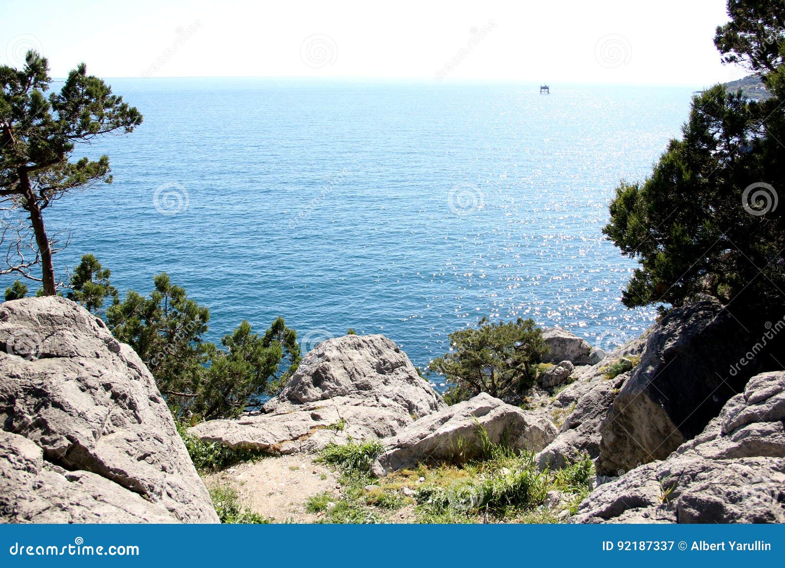 The Nature of Simeiz.Crimea Stock Image - Image of mediterranean ...