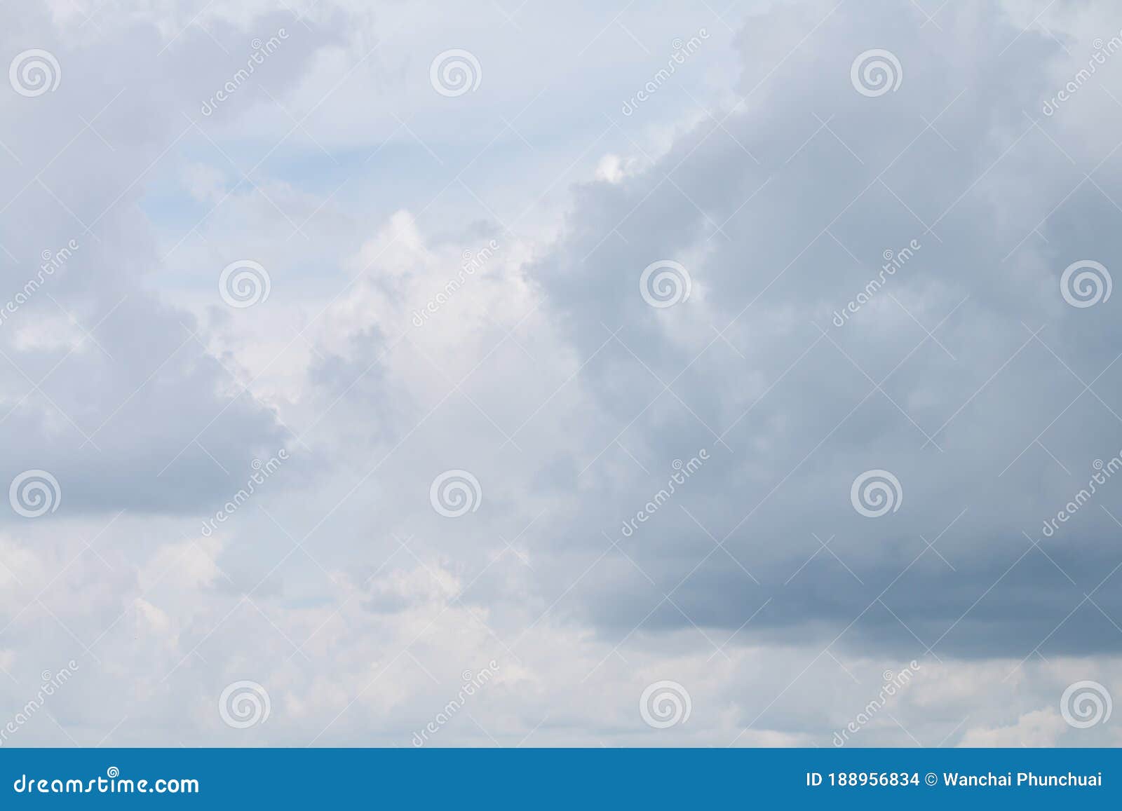The Nature of the Sky with Clouds on a Rainy Day from Thunderstorms ...