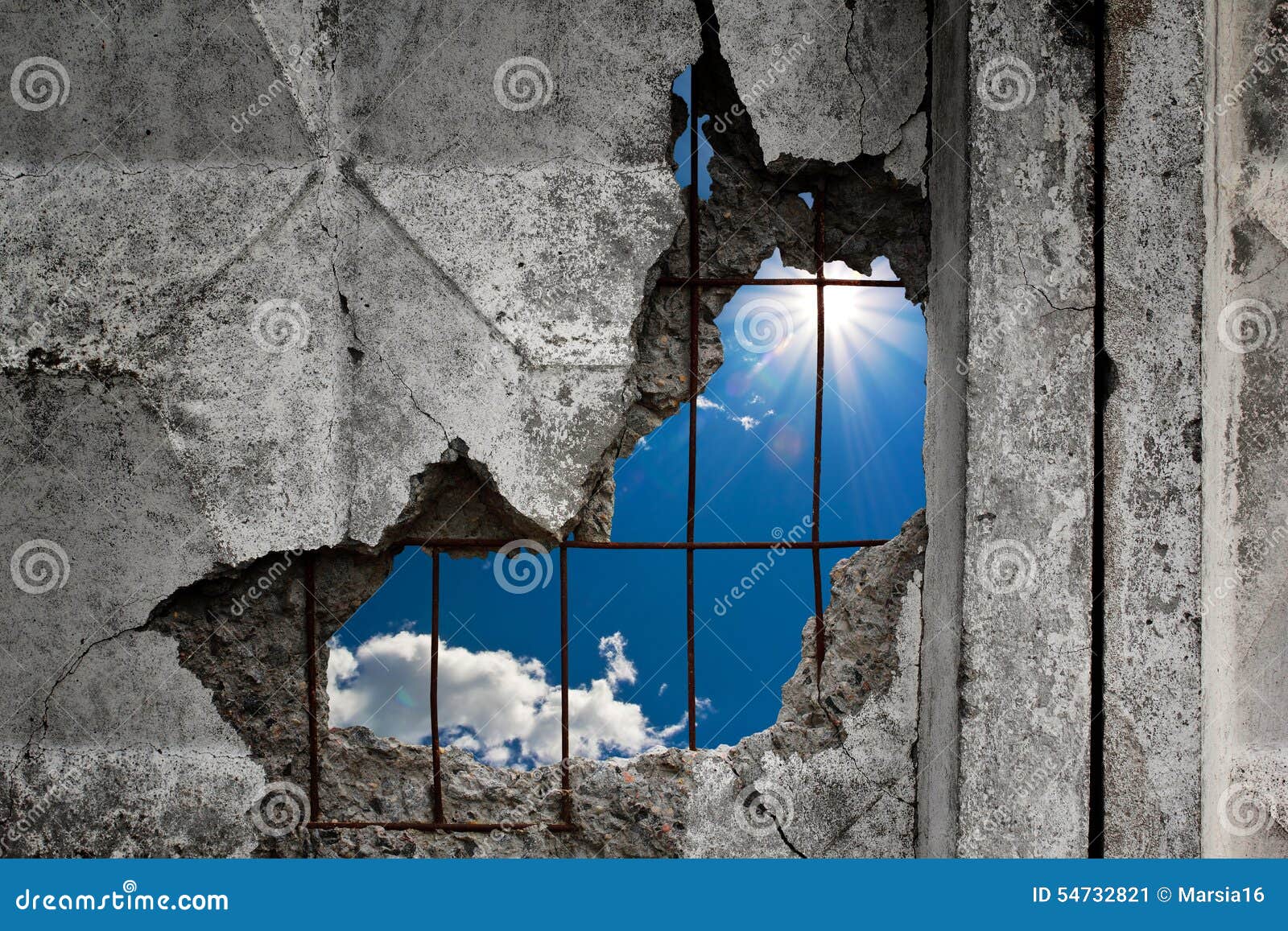 Top View, Hole Of The Gray Cement Sheet Drainage On A Public Road Stock ...