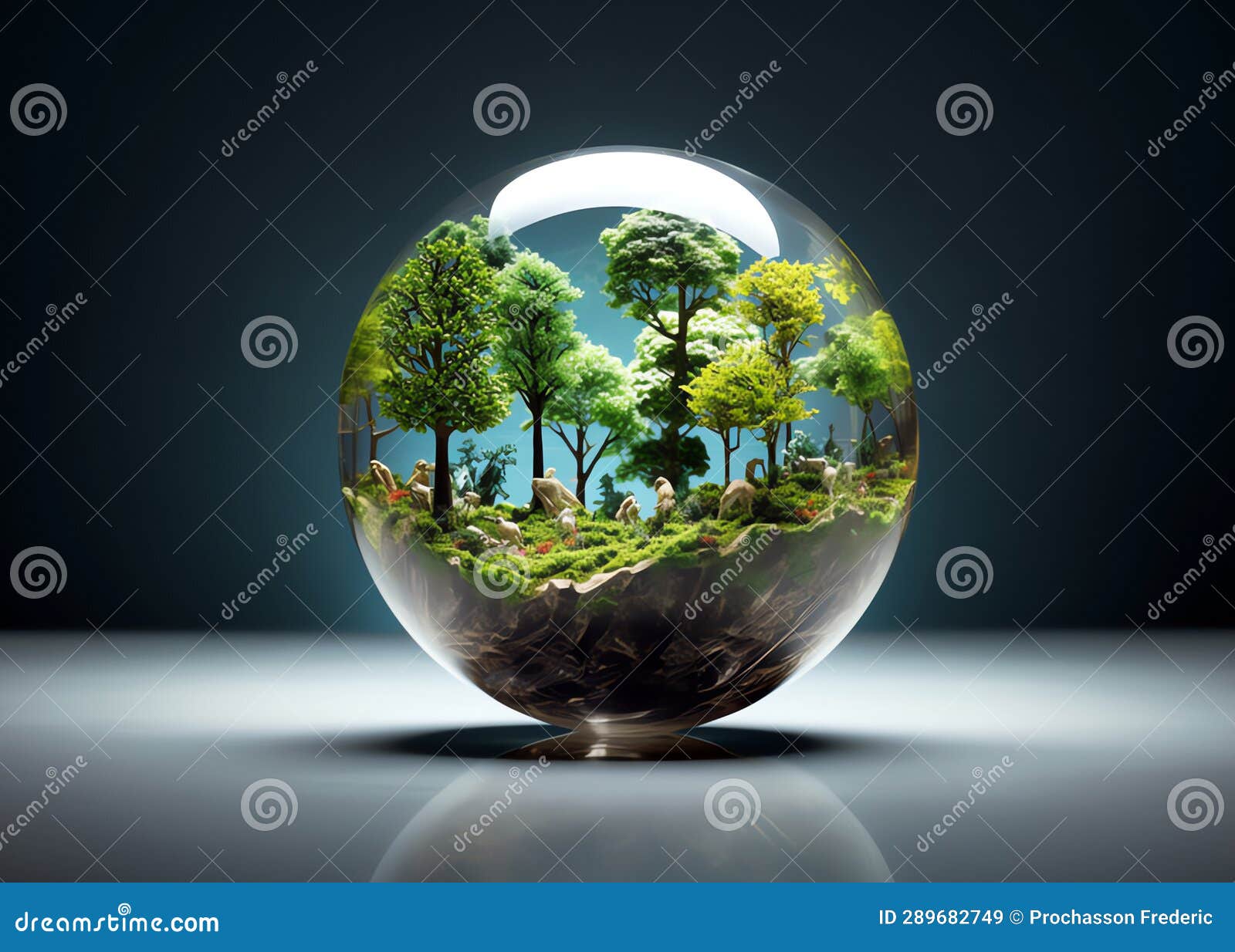 Nature Sphere Logo Formed By Twisted Green Leaves, Modern Leaf Logo ...