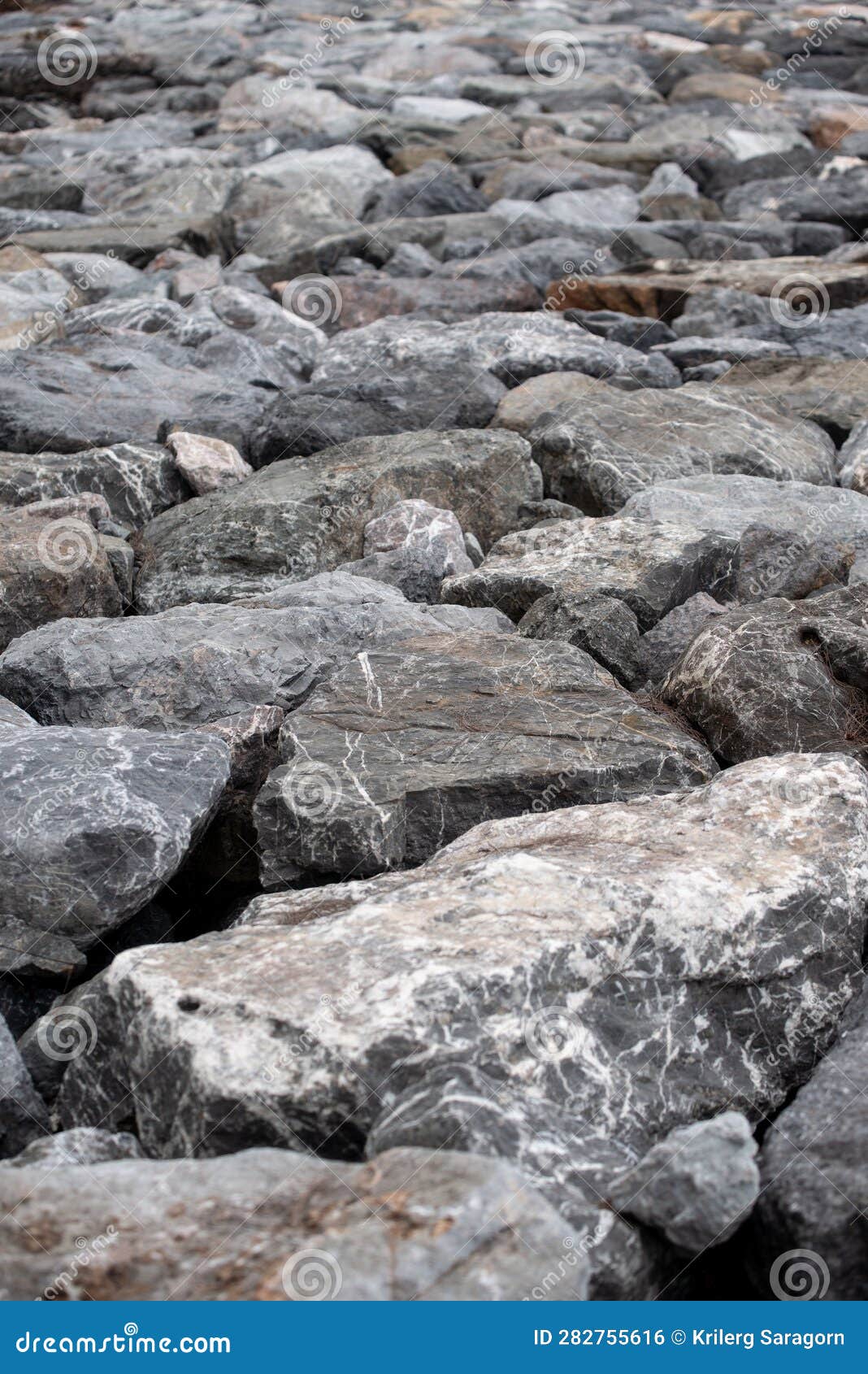 Nature Stone on Ground at Coast. Stock Photo - Image of nature ...