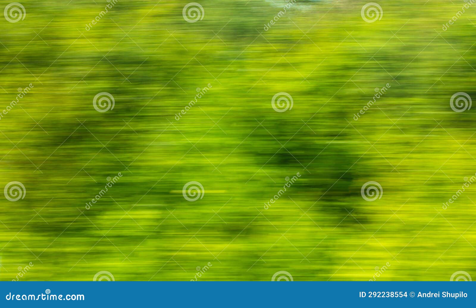 Nature in Summer at Speed. View from the Train Window Stock Photo ...